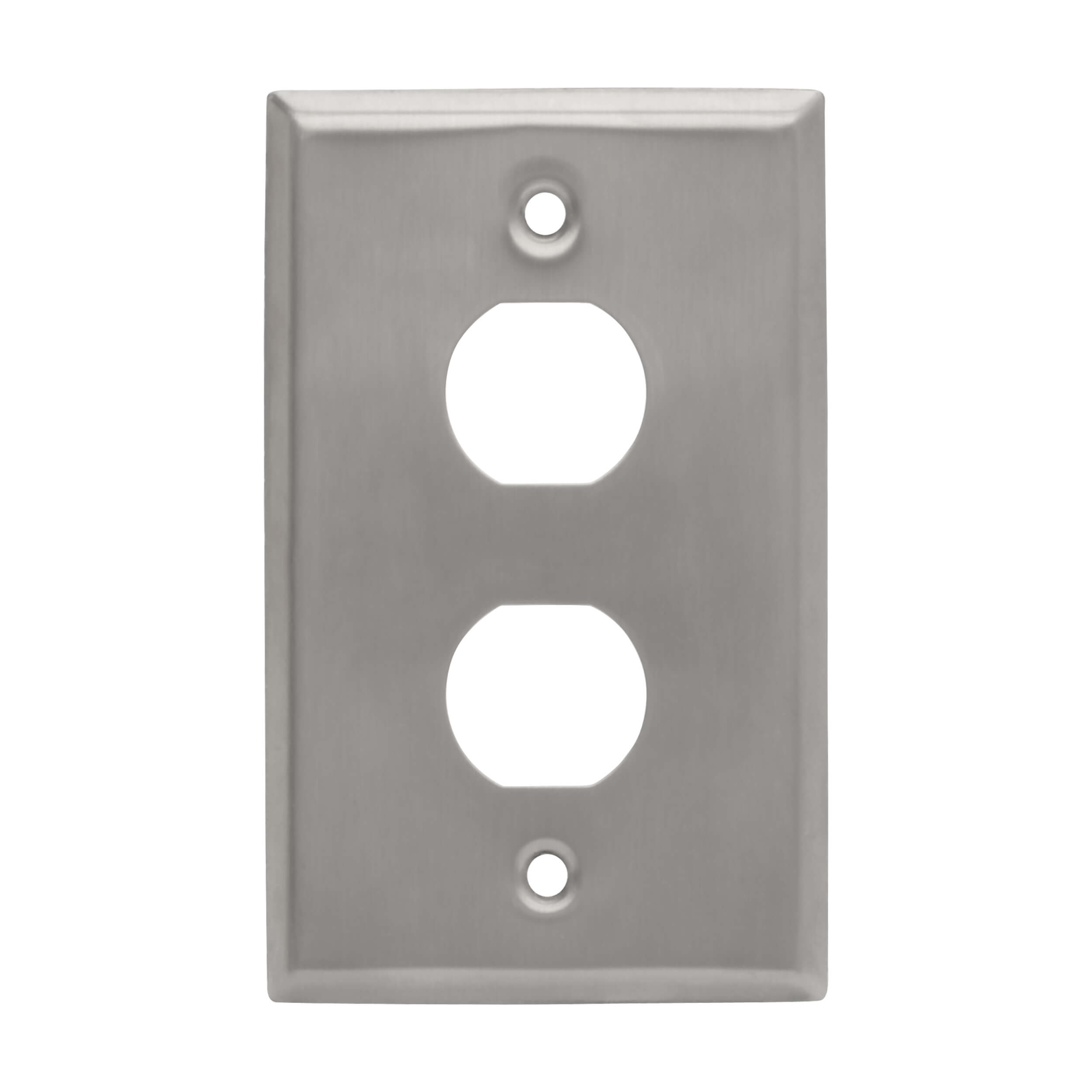 Bulkhead Wall Plate, 2 Cutout, Industrial, Metal | Eaton