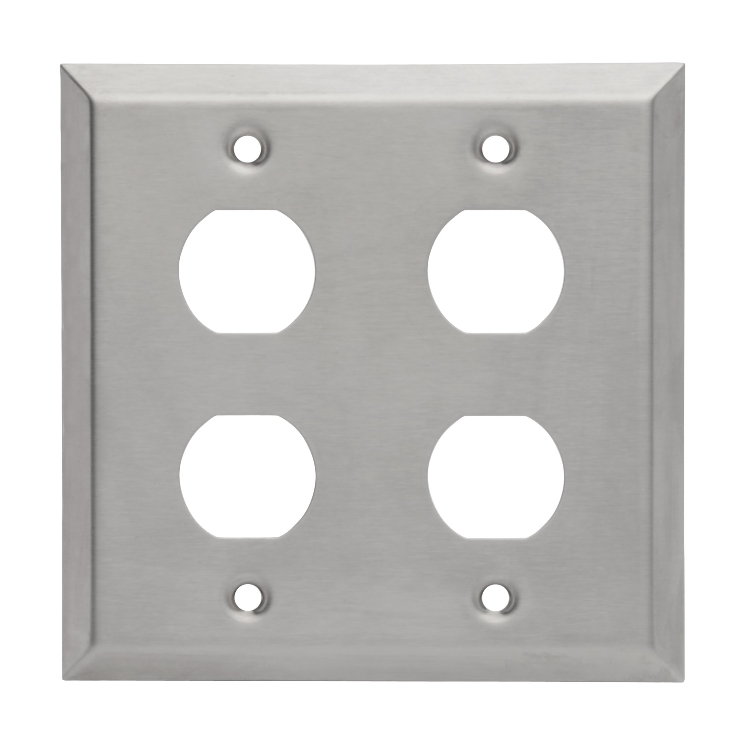 Bulkhead Wall Plate, 4 Cutout, Industrial, Metal | Eaton