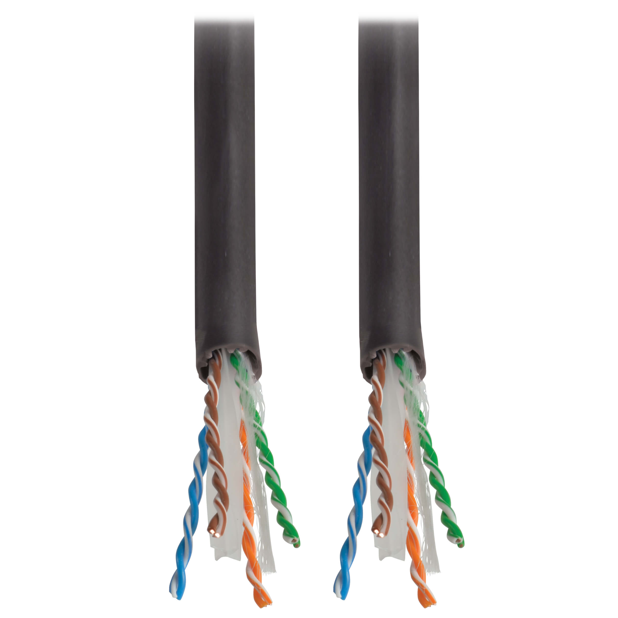 Cat6 Gigabit Bulk Solid-Core PVC Cable, Black, 1000-ft TAA | Eaton