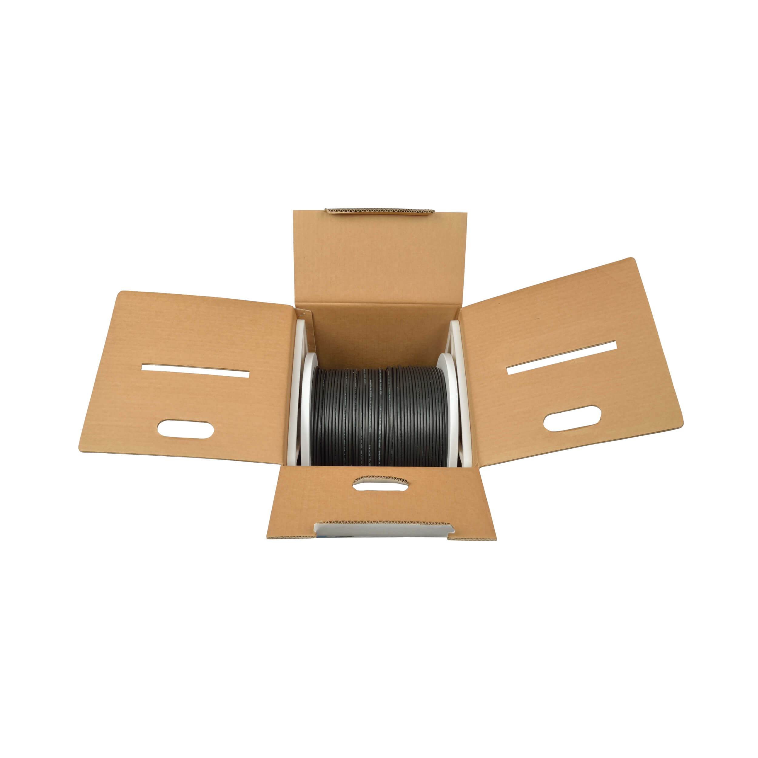 Cat6 Gigabit Bulk Solid-Core PVC Cable, Black, 1000-ft TAA | Eaton