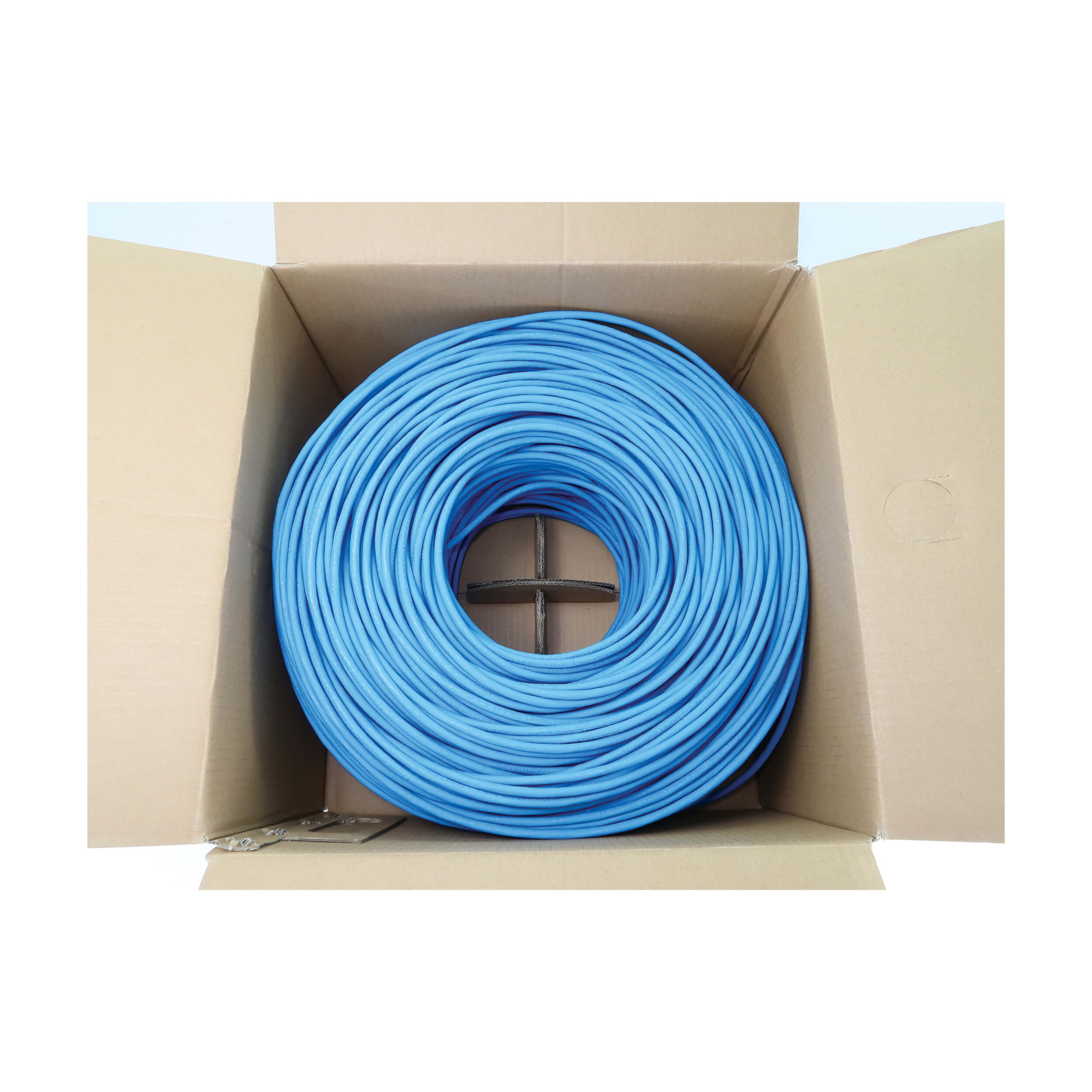 Cat6a 1G Bulk Solid-Core LSZH CMR Cable, Blue, 1000-ft | Eaton