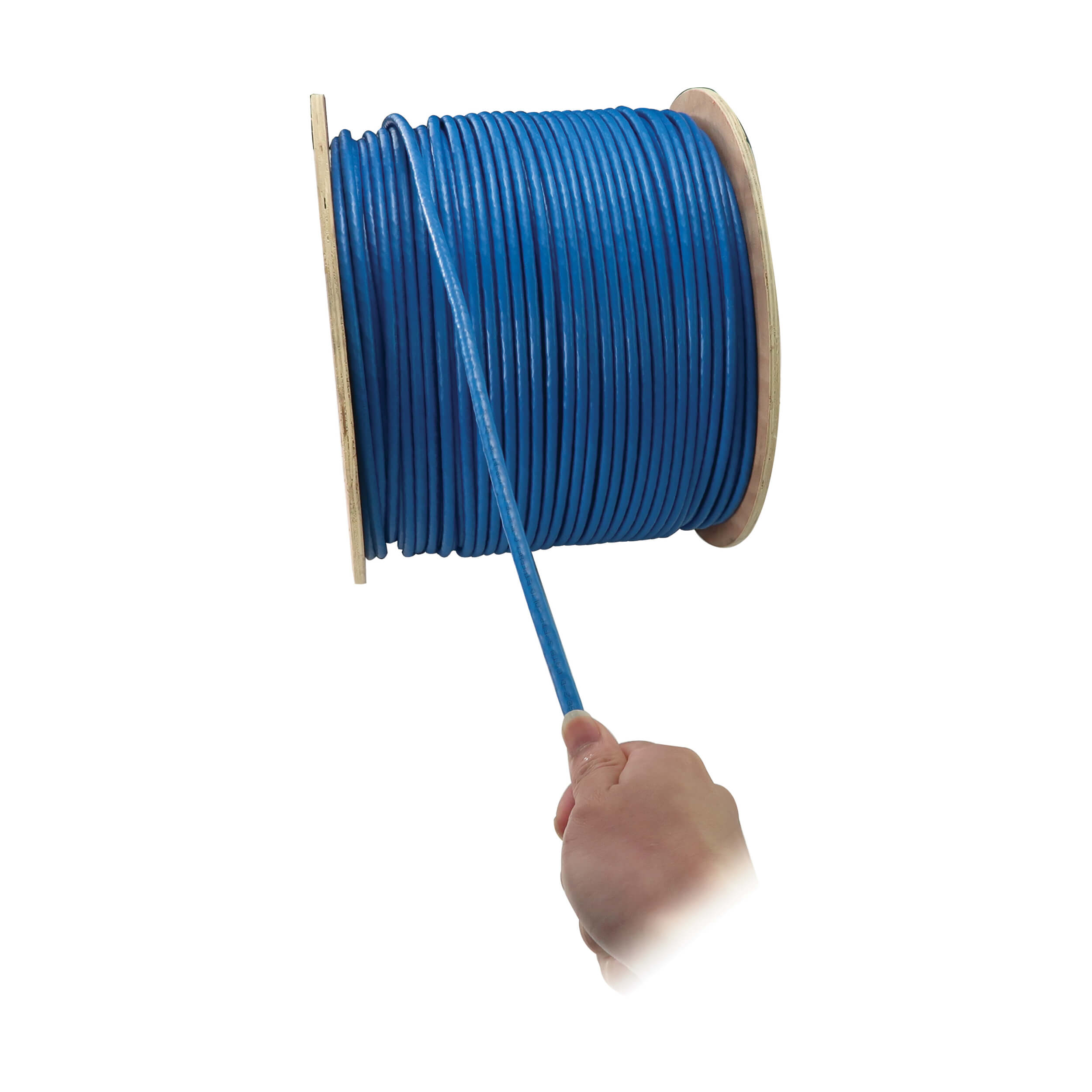 Cat8 25G 40G Bulk SFTP Solid-Core CMR Cable, Blue, 1000-ft | Eaton