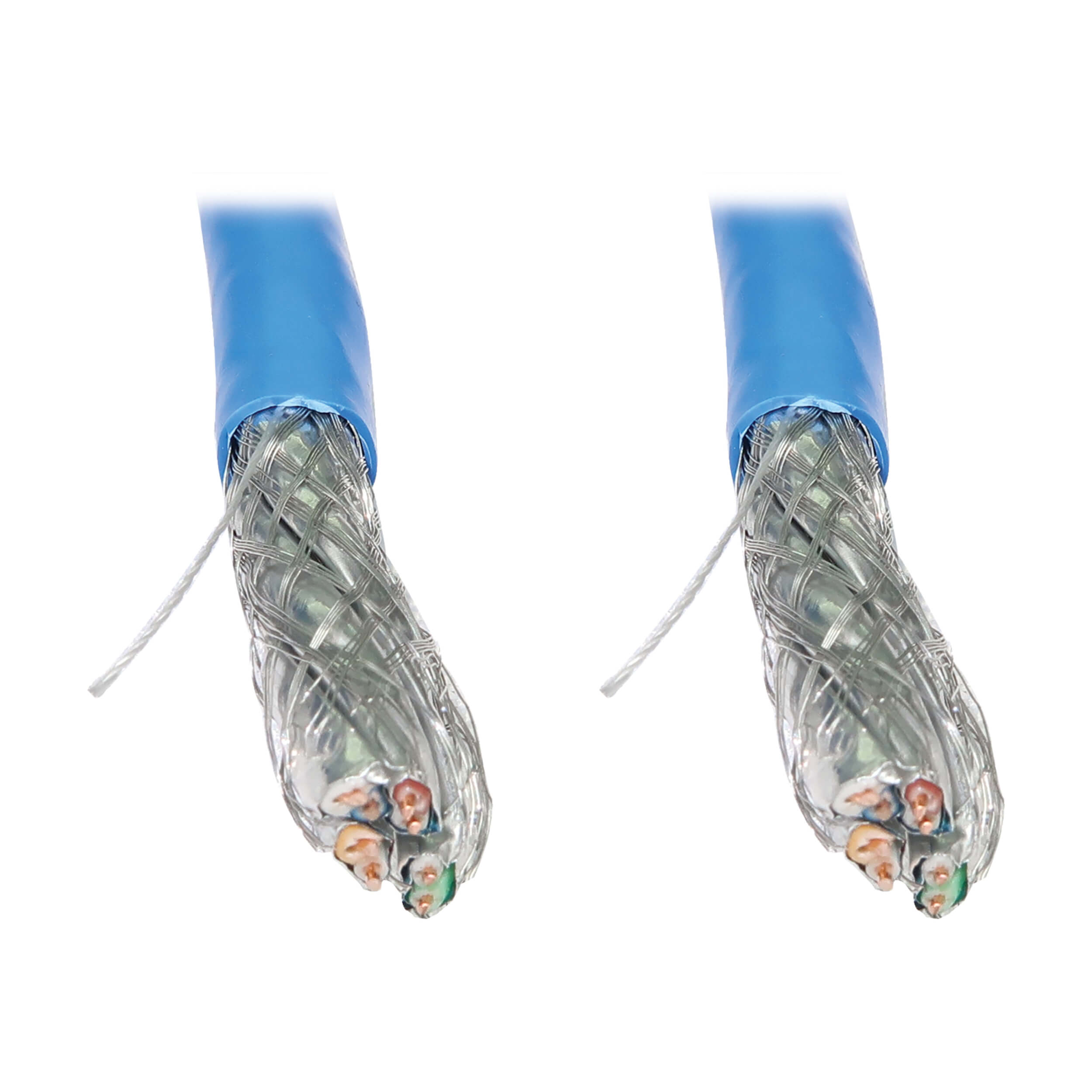 Cat8 25G 40G Bulk SFTP Solid-Core CMR Cable, Blue, 1000-ft | Eaton