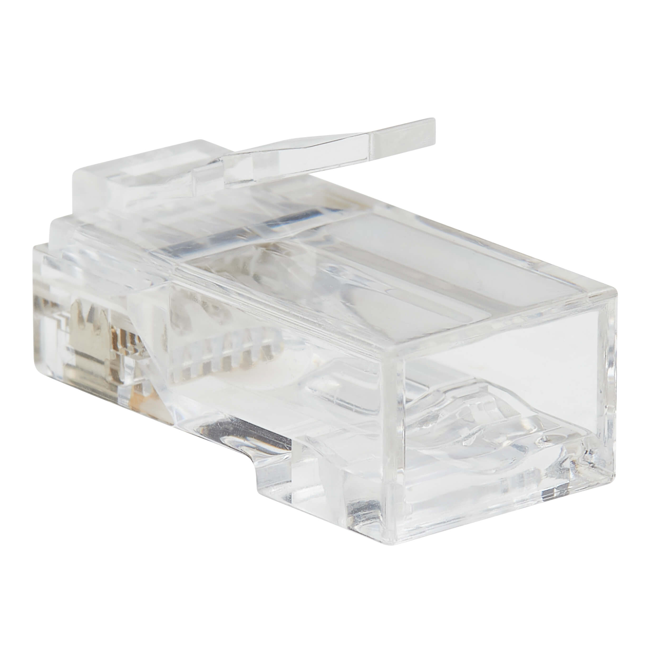 RJ45 Pass-Through UTP Modular Plugs, Cat6, 100 Pack | Eaton