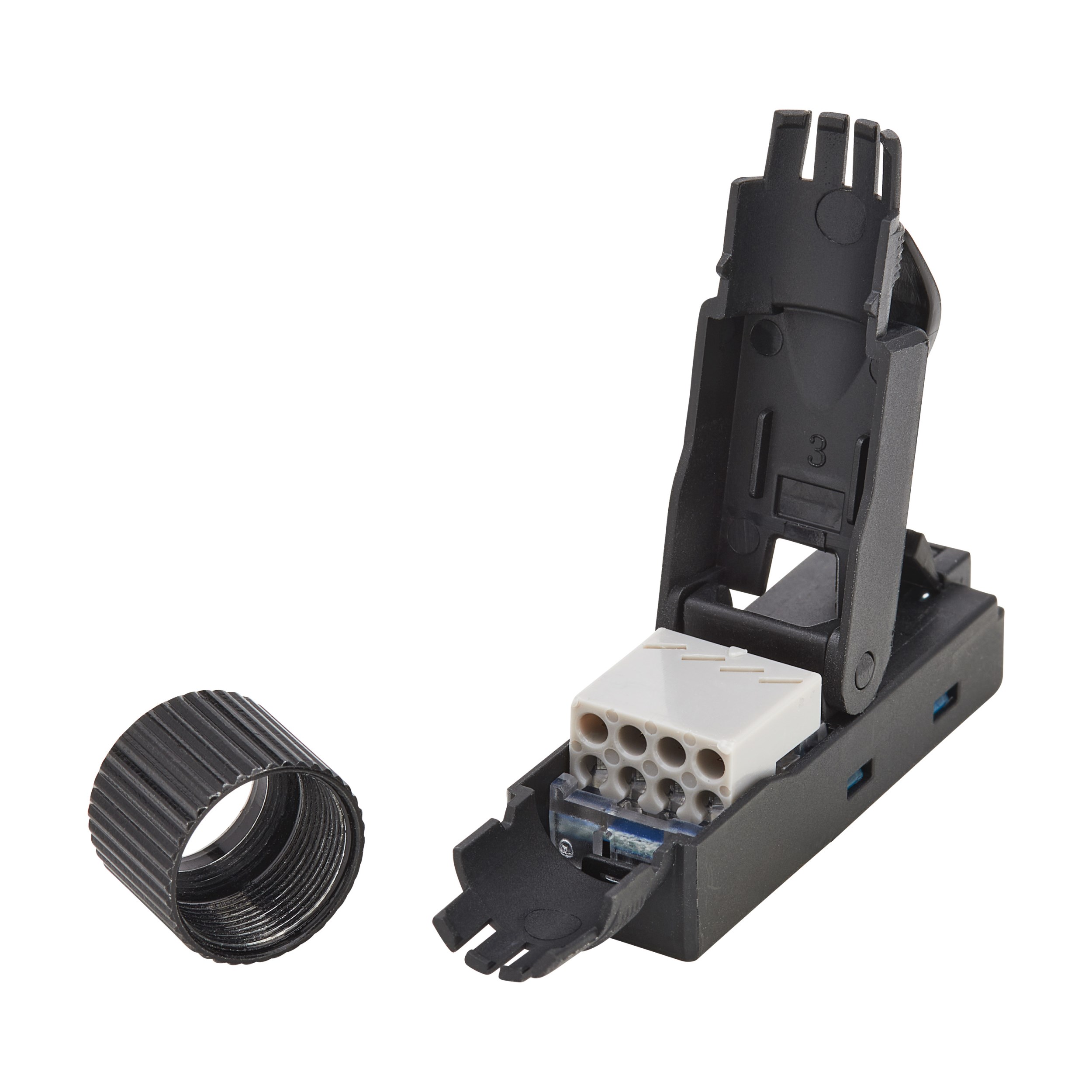 RJ45 UTP Field-Termination Plug, Cat6a, 568A/568B | Eaton