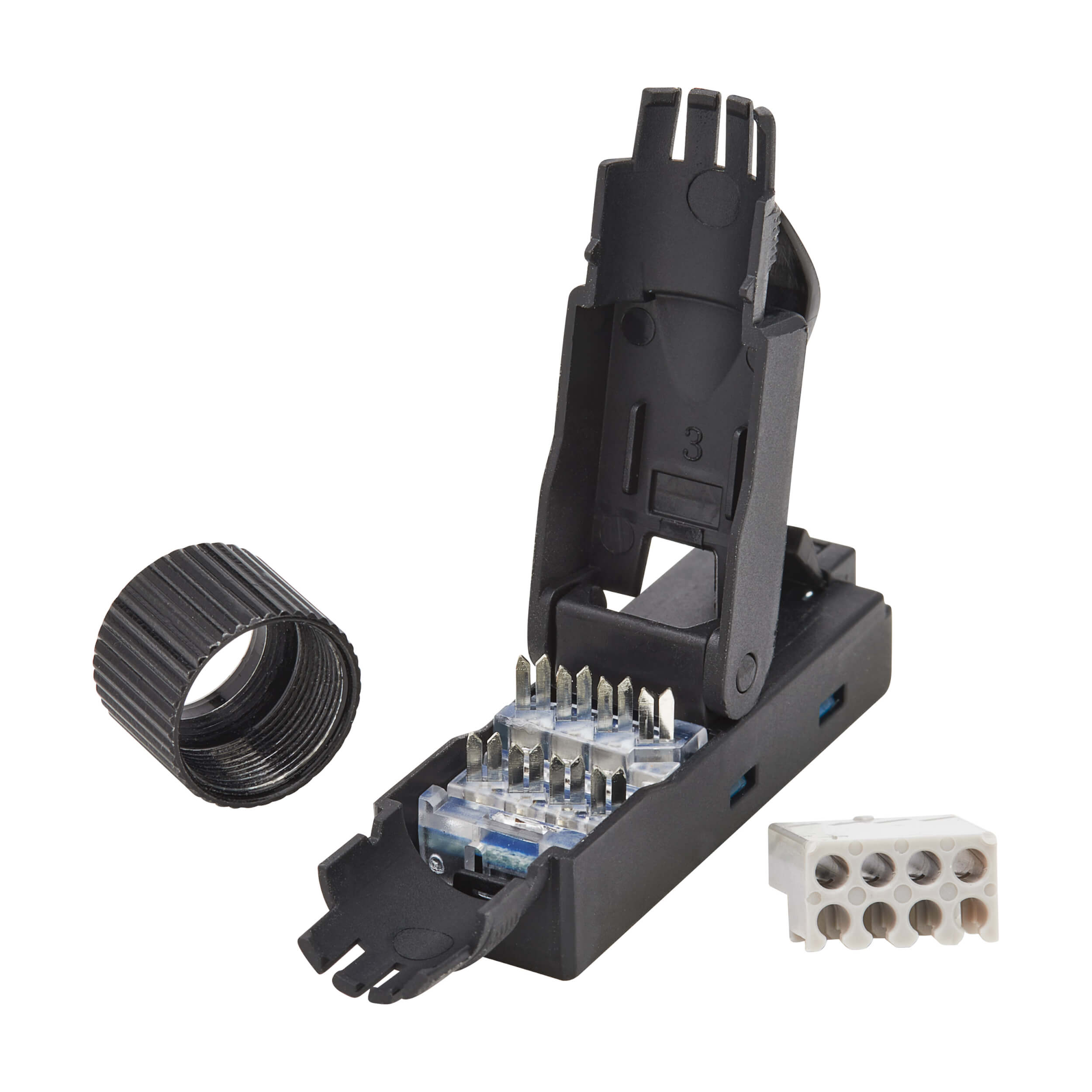 RJ45 UTP Field-Termination Plug, Cat6a, 568A/568B | Eaton