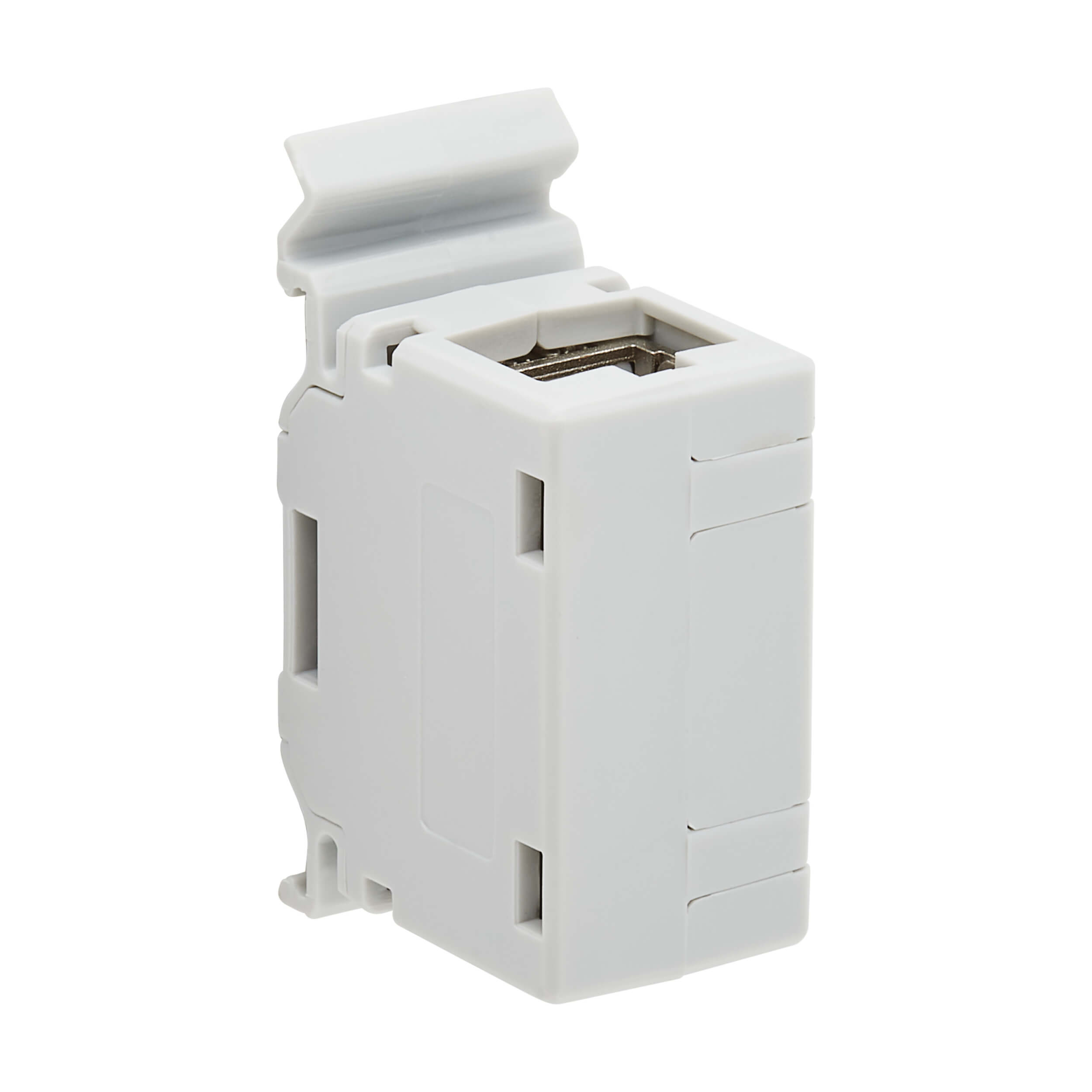 Cat6a Shielded In-Line DIN-Rail Mountable Snap-In Coupler | Eaton