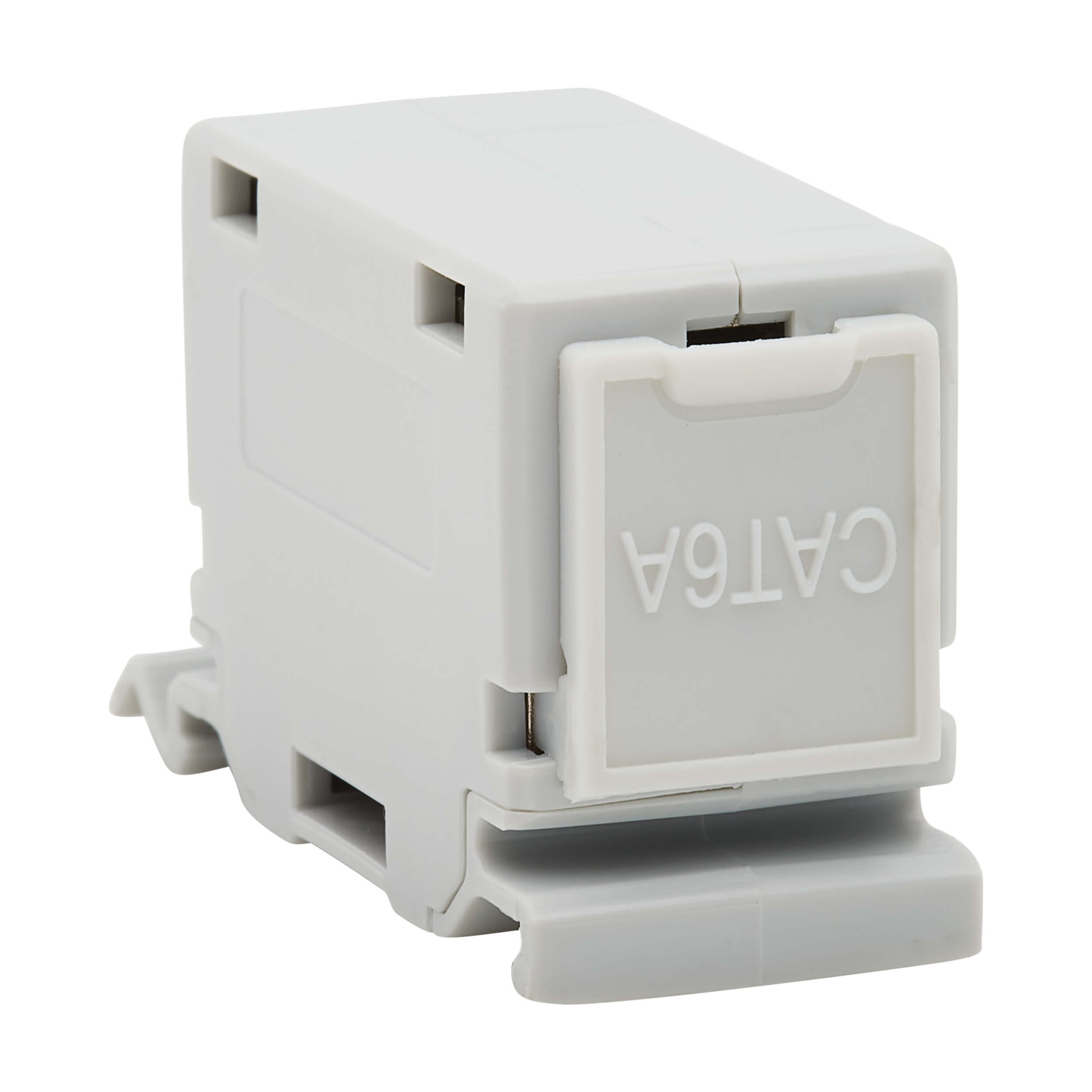 Cat6a Shielded In-Line DIN-Rail Mountable Snap-In Coupler | Eaton