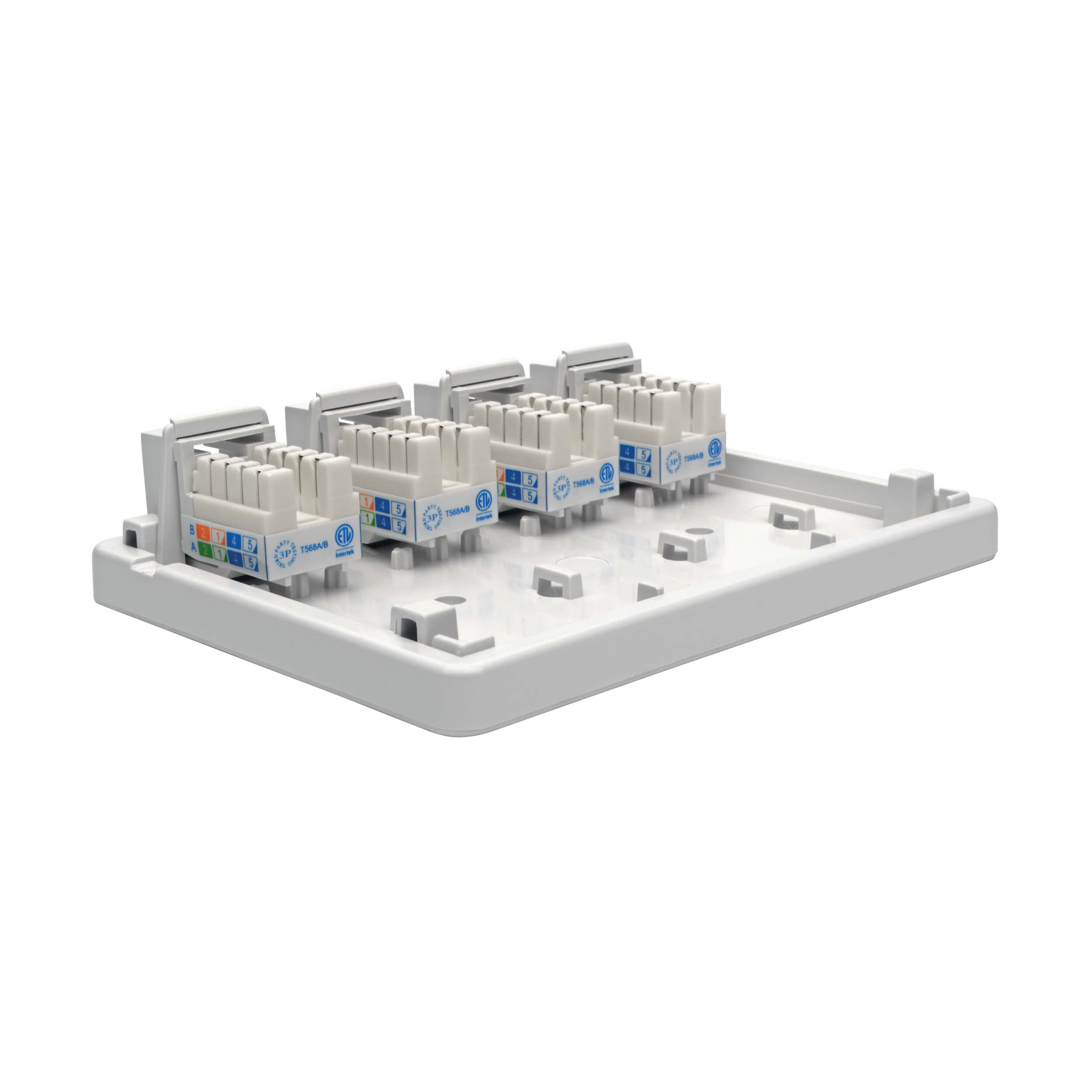 Pre-Configured Unshielded Cat6 4-Port Surface-Mount Box | Eaton