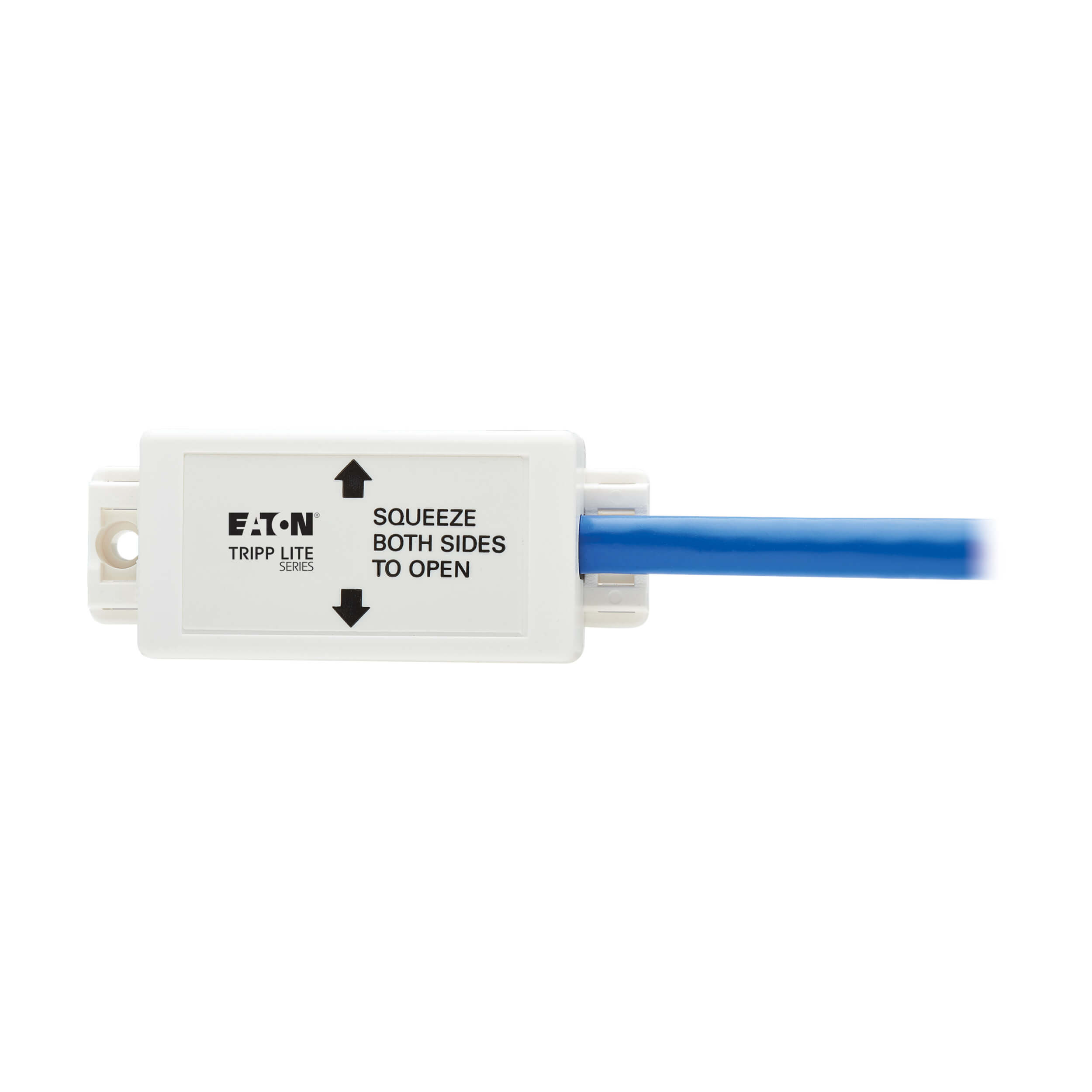 Keystone Jack Cable Assembly with 18" Cat6a Cable, Shielded, PoE+ | Eaton