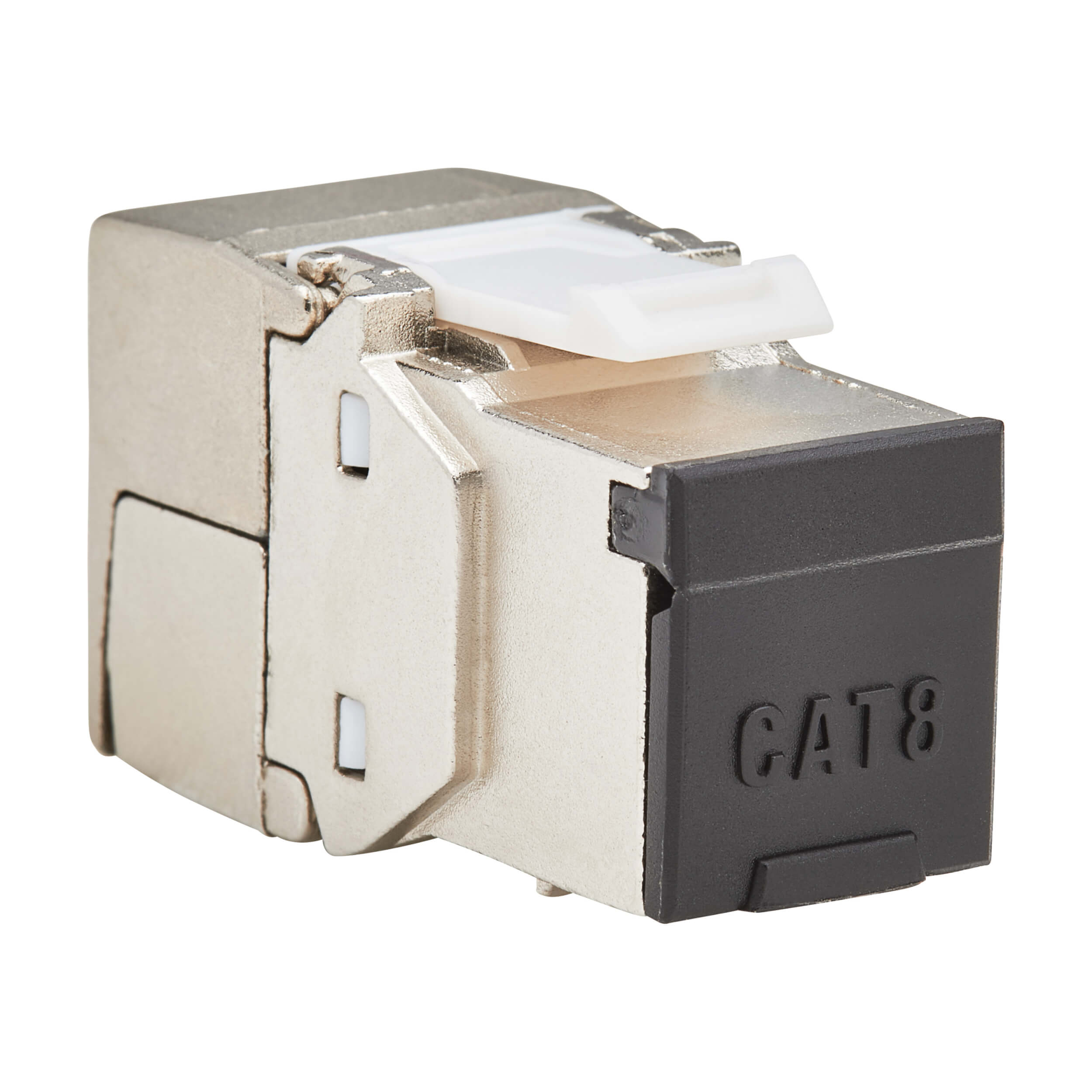 Cat8 STP Shielded Tool-Free Keystone RJ45 Jack, 568A/B | Eaton