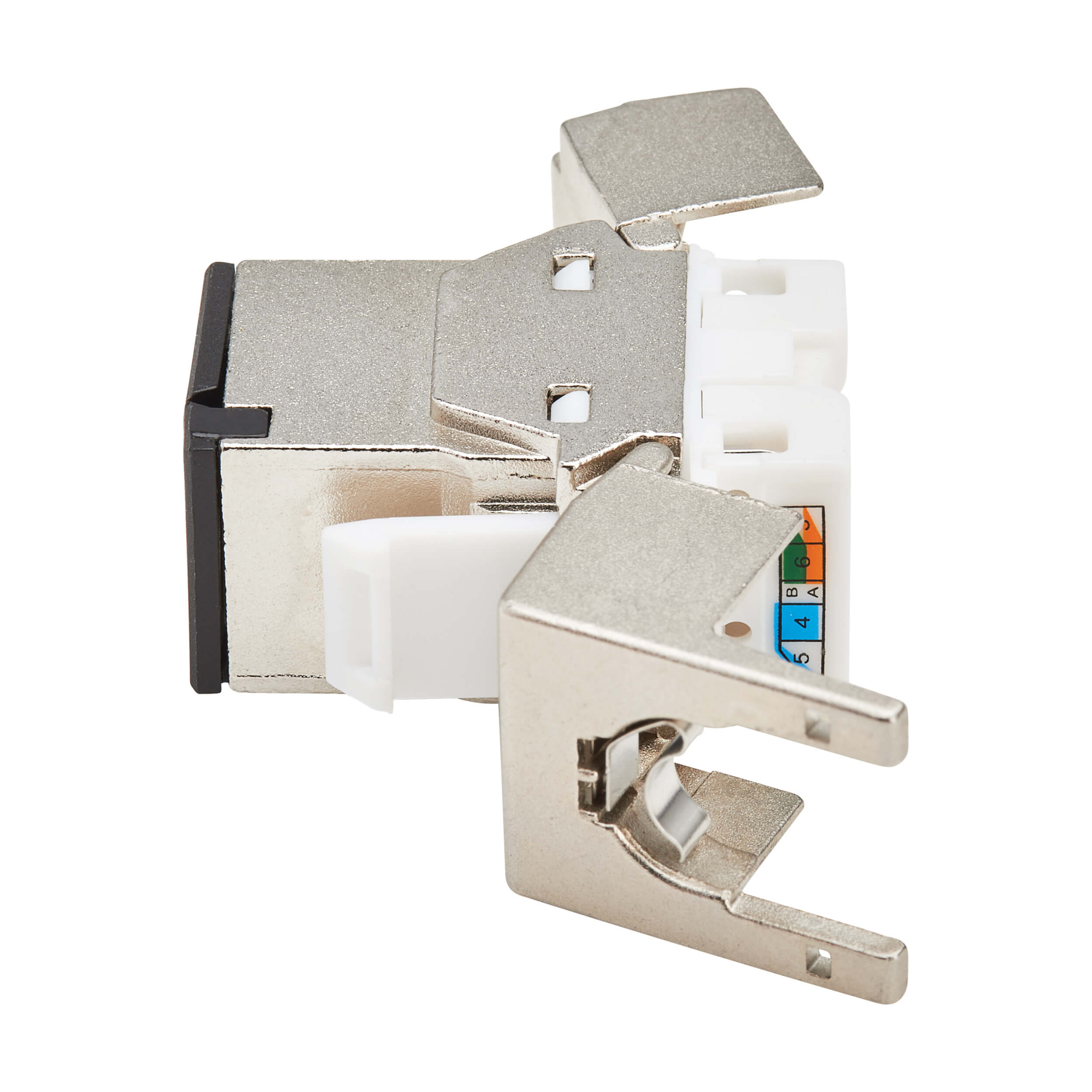 Cat8 STP Shielded Tool-Free Keystone RJ45 Jack, 568A/B | Eaton