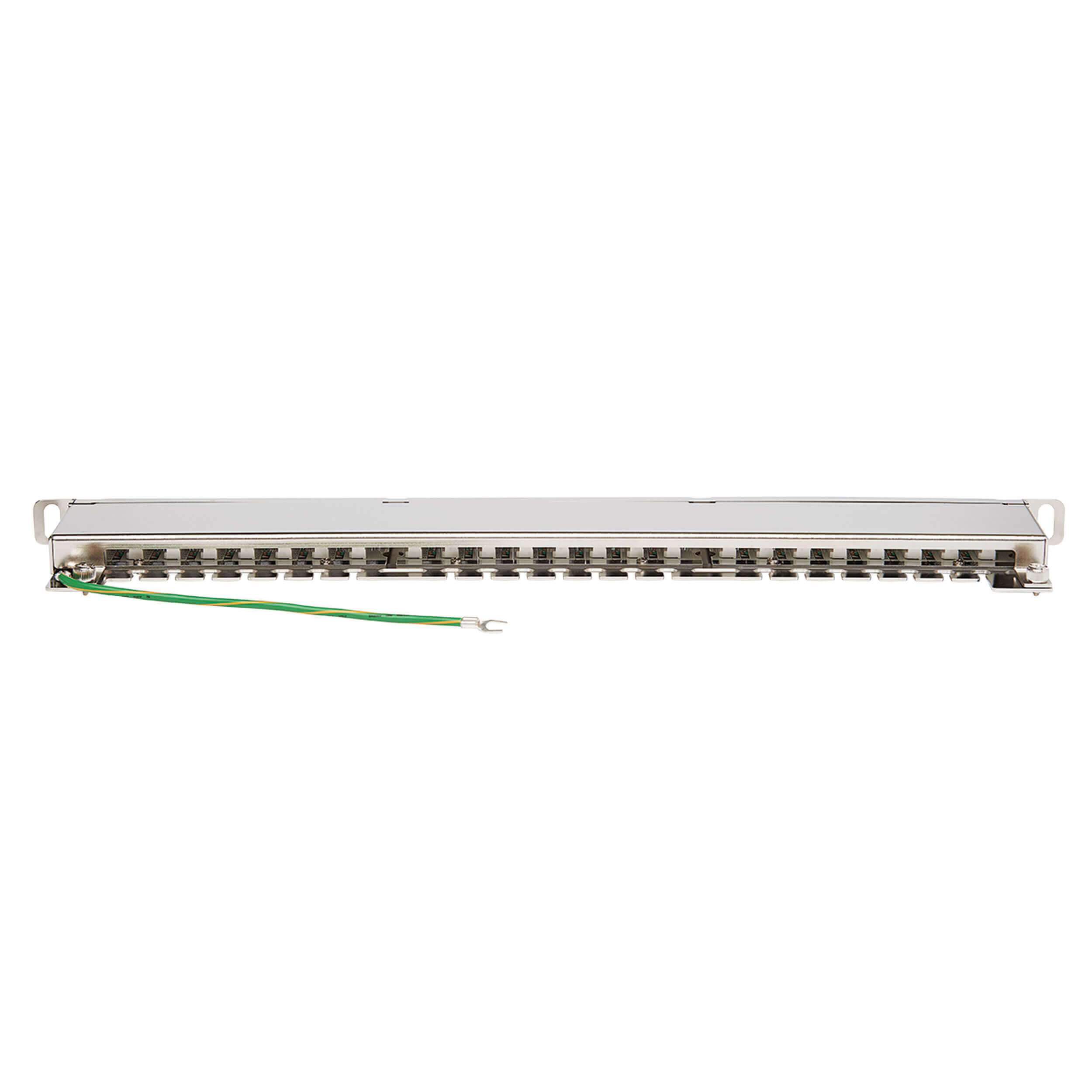 Cat5e/Cat6 24-Port Patch Panel, Shielded, RJ45, Rack Mount | Eaton