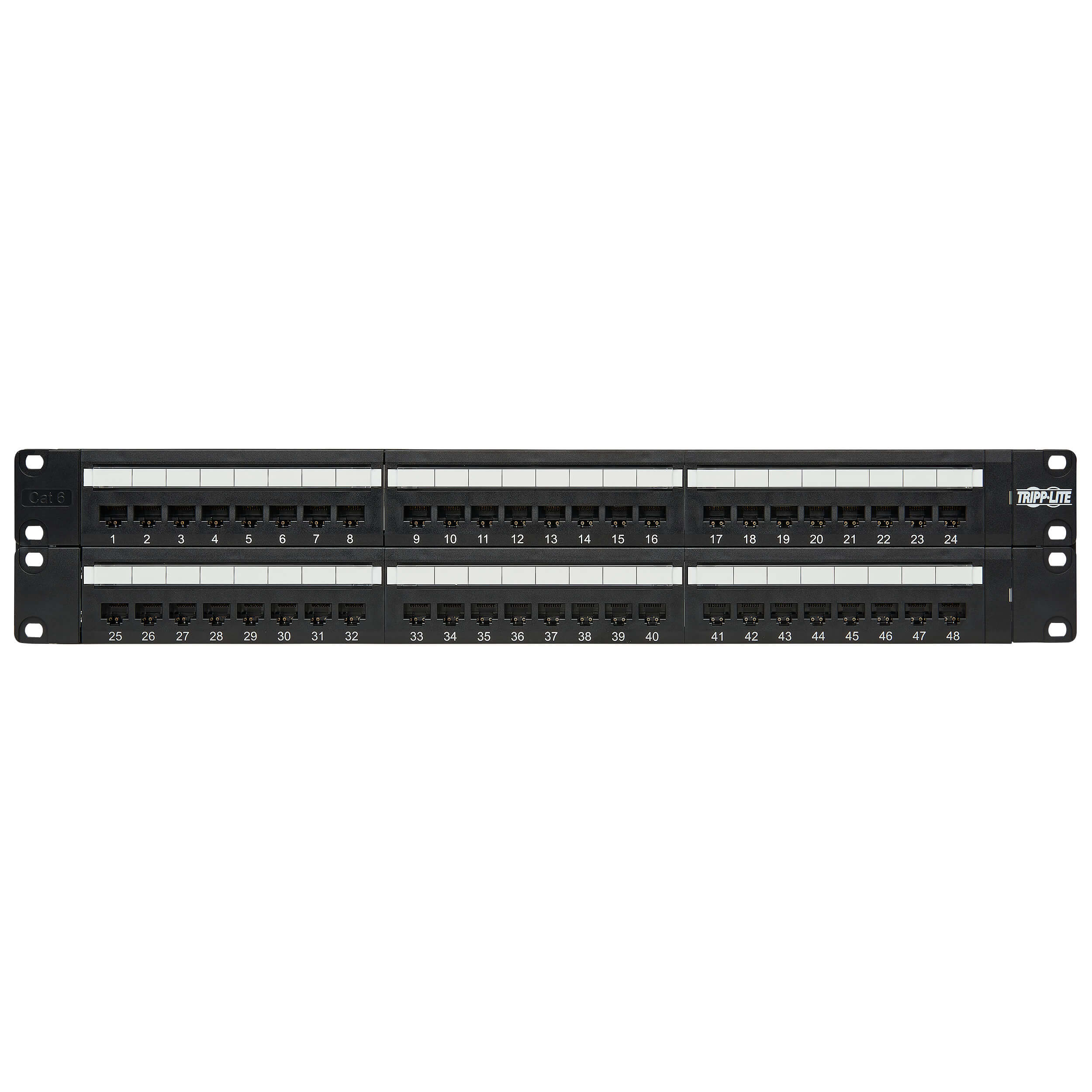 48-Port 1U Rack-Mount Cat6 Cat5 110 Patch Panel, RJ45 | Eaton