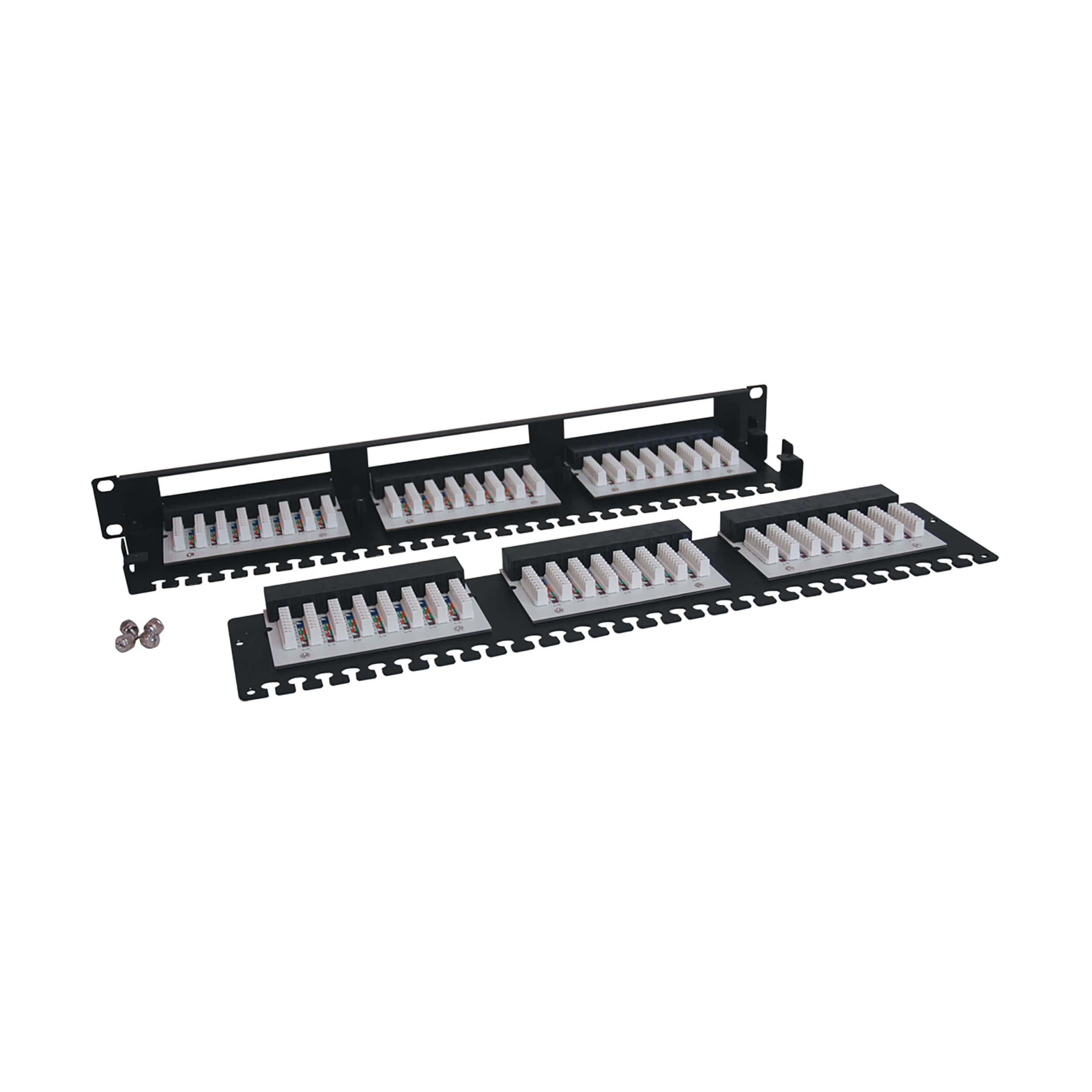 48-Port Rack-Mount Cat6 Cat5 Patch Panel | Eaton