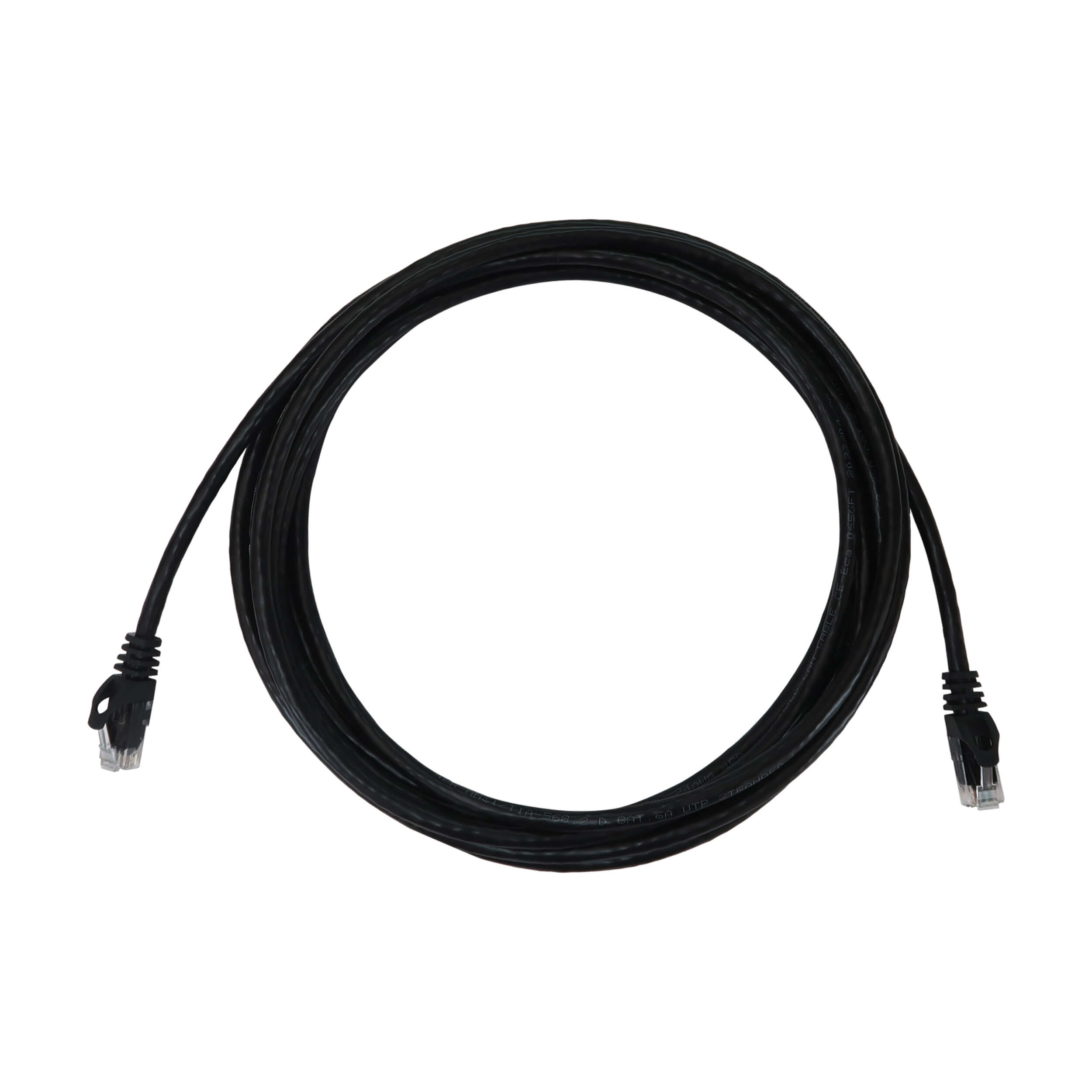 Cat6a, 10G, Ethernet Cable, Snagless, UTP, Black, 15 ft | Eaton