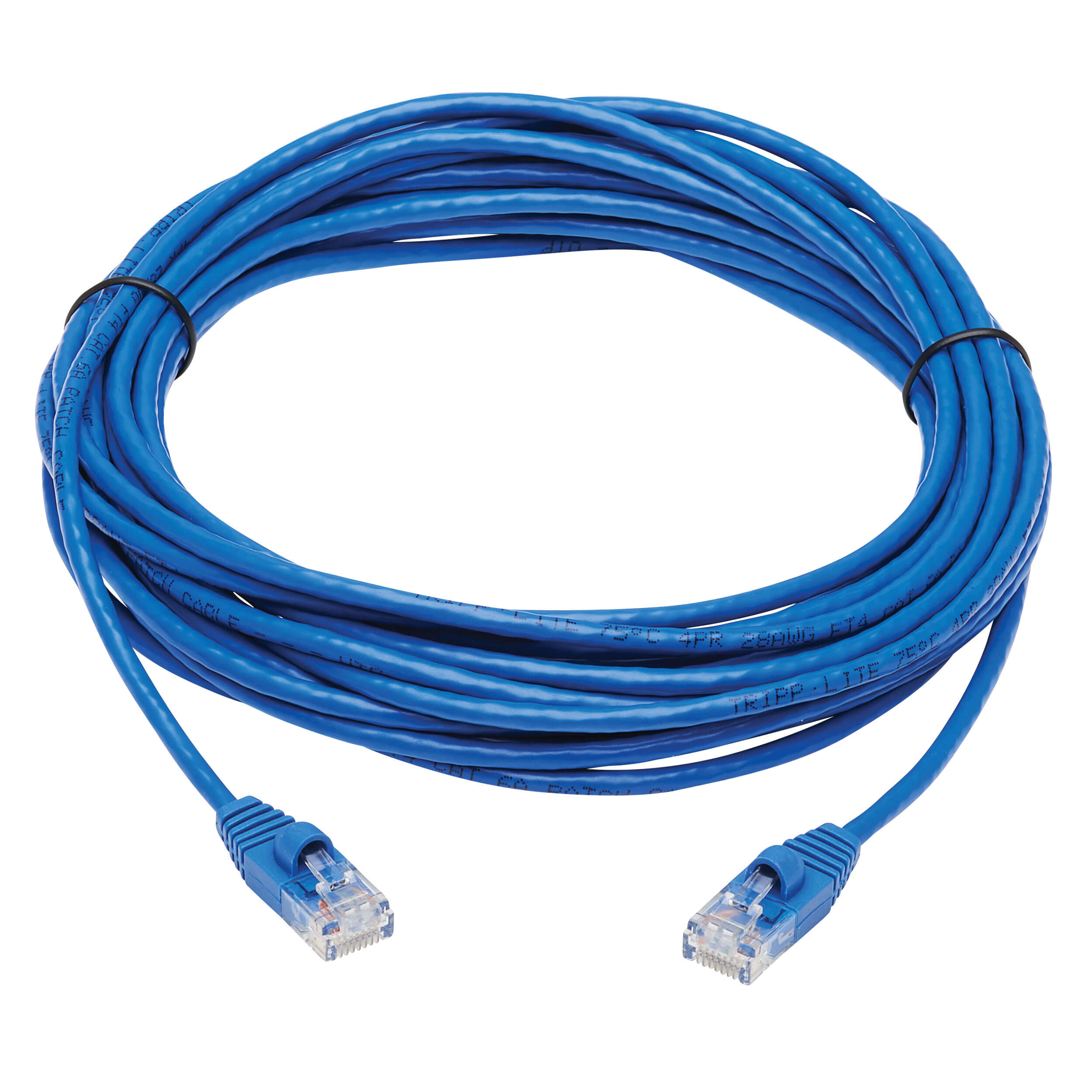 Cat6a Slim UTP Ethernet Cable (RJ45 M/M), 10G Snagless Molded Blue, 25 ft. | Eaton