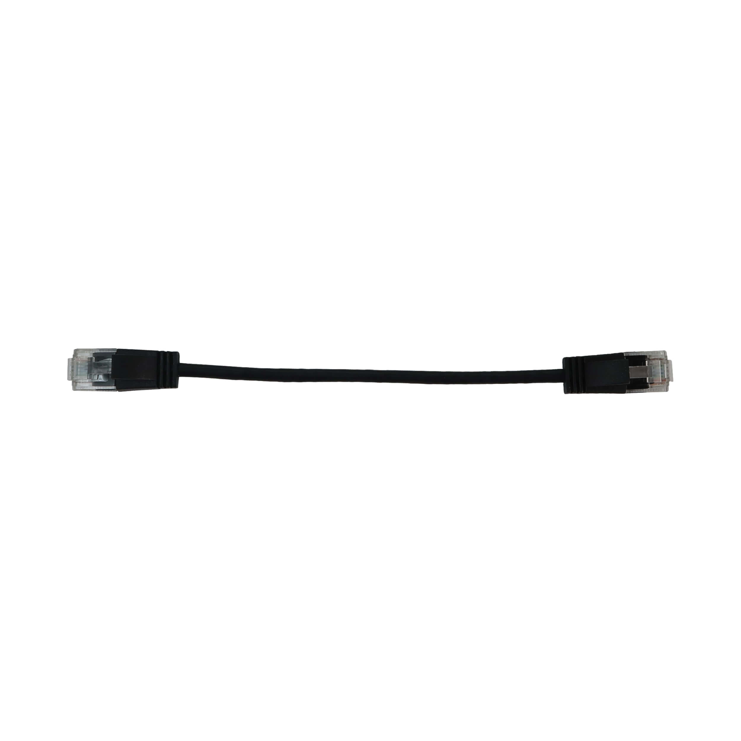 Cat6a, 10G, Ethernet Cable, Snagless, Slim, UTP, Black, 6 in | Eaton
