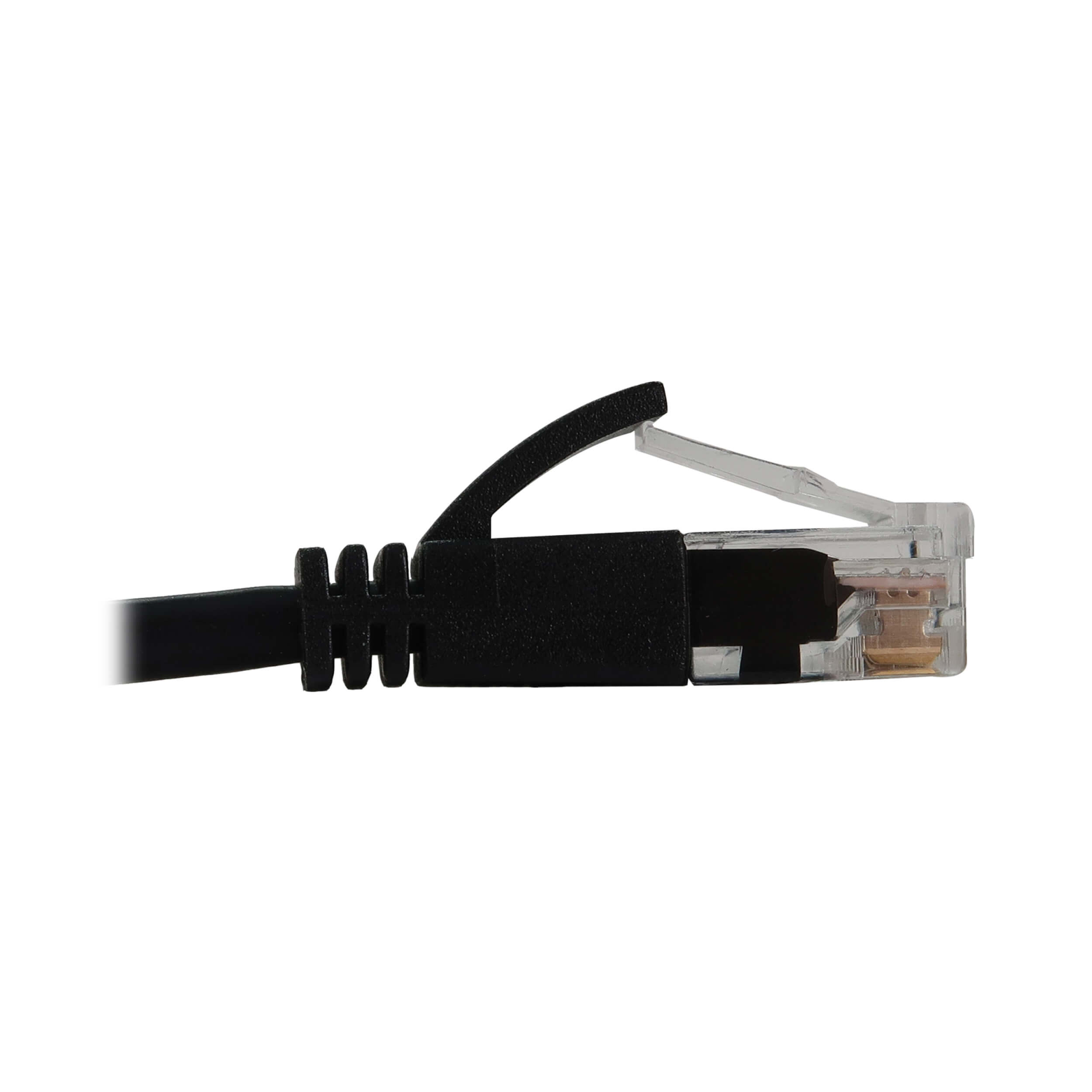 Cat6a, 10G, Ethernet Cable, Snagless, Slim, UTP, Black, 6 in | Eaton