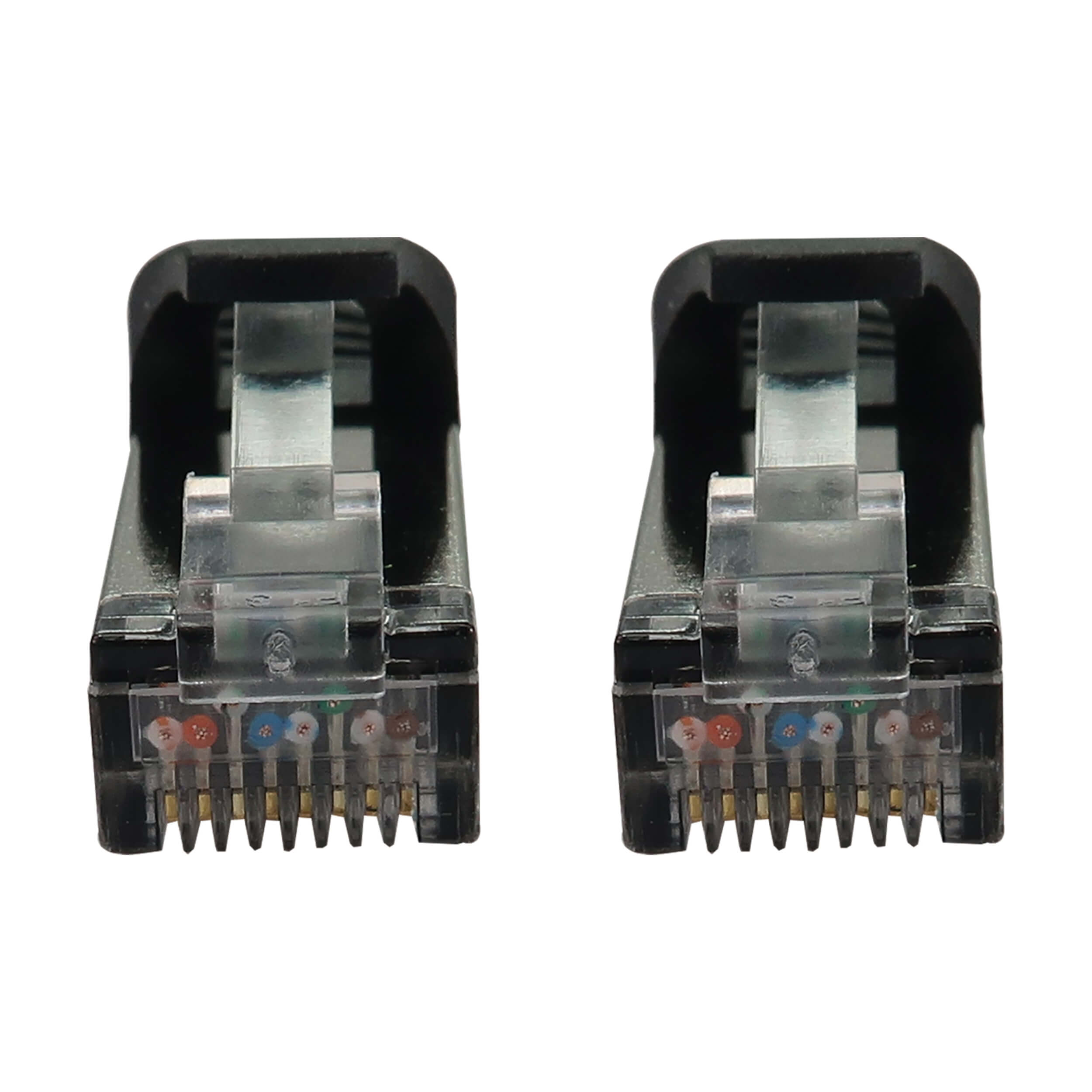 Cat6a Ethernet Cable, Slim, Rated for 10Gbps, Black, 1-ft | Eaton