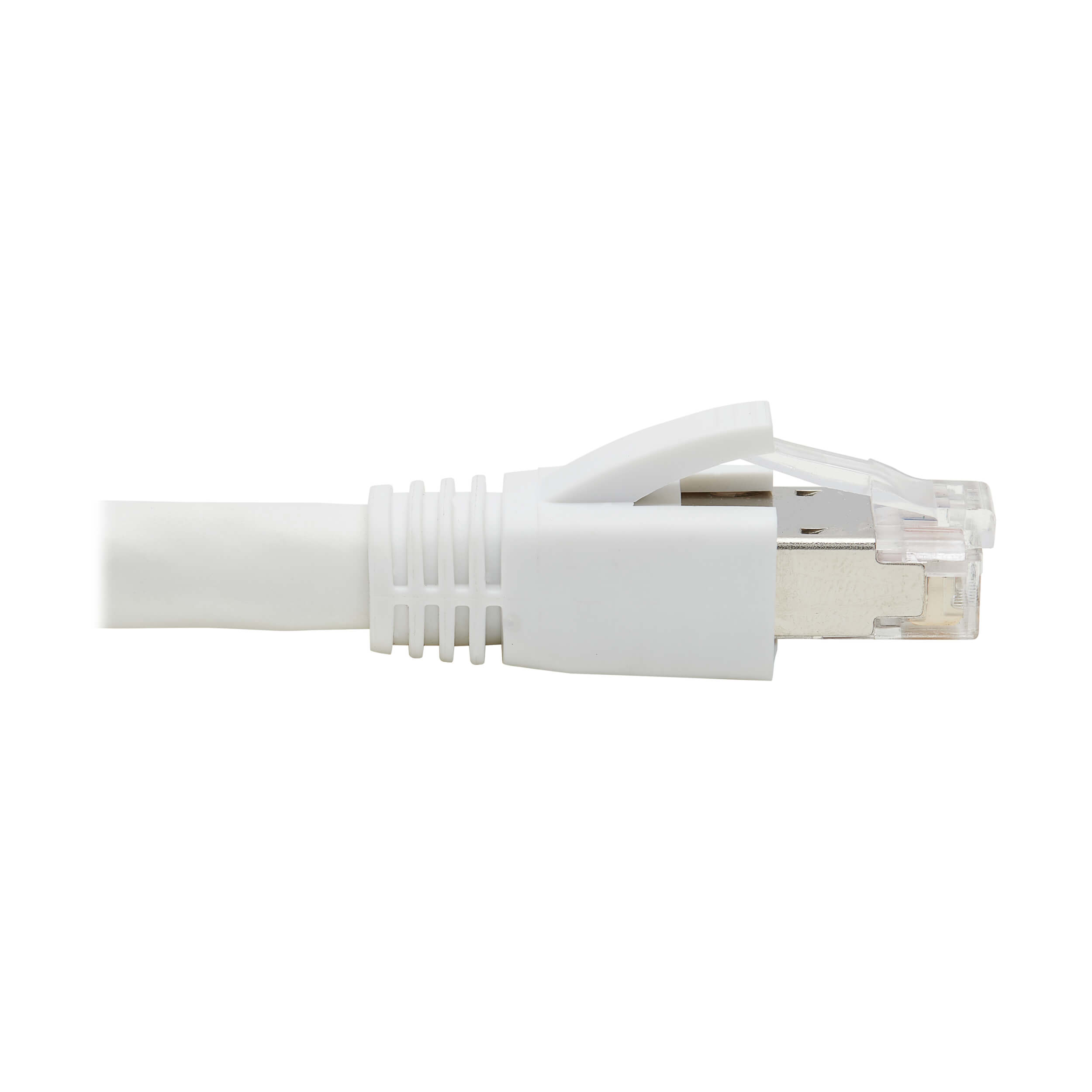 Cat8 Shielded SSTP Ethernet Cable, 40G, White, 3-ft. | Eaton