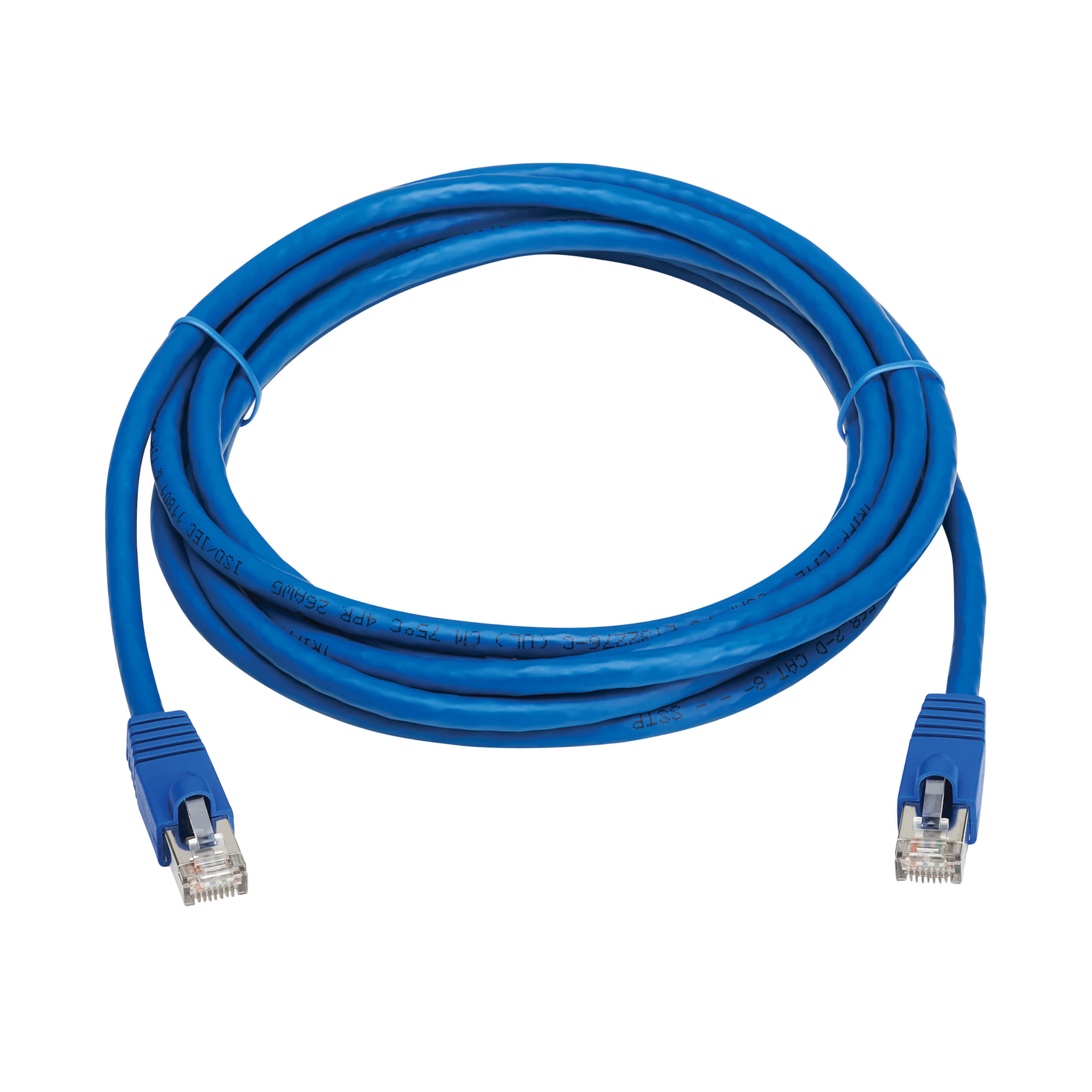 Cat8 Shielded SSTP Ethernet Cable, 40G, Blue, 10-ft. | Eaton