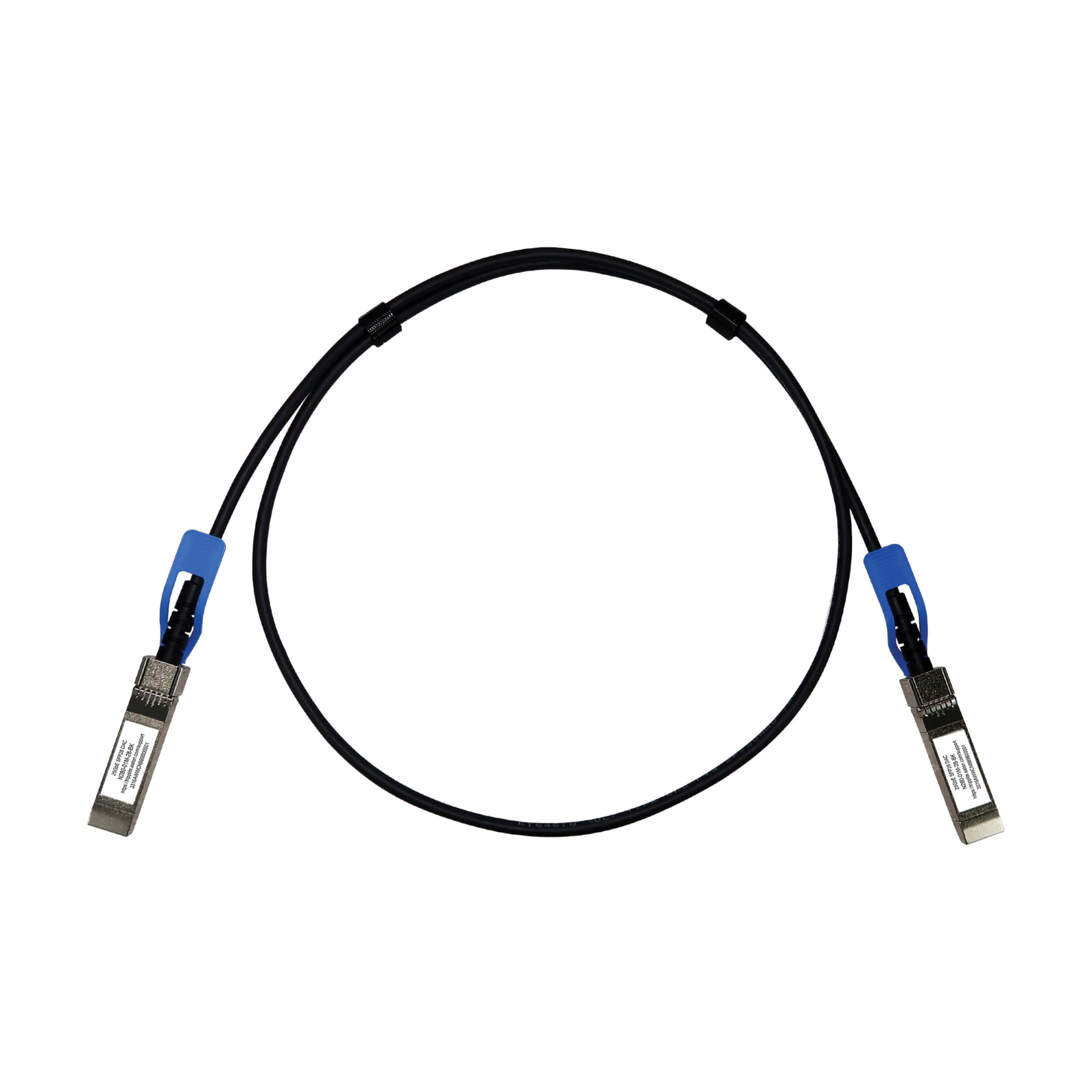 SFP28 25Gbase-CR1 Passive Twinax Copper Cable, DAC, Black, 1M | Eaton