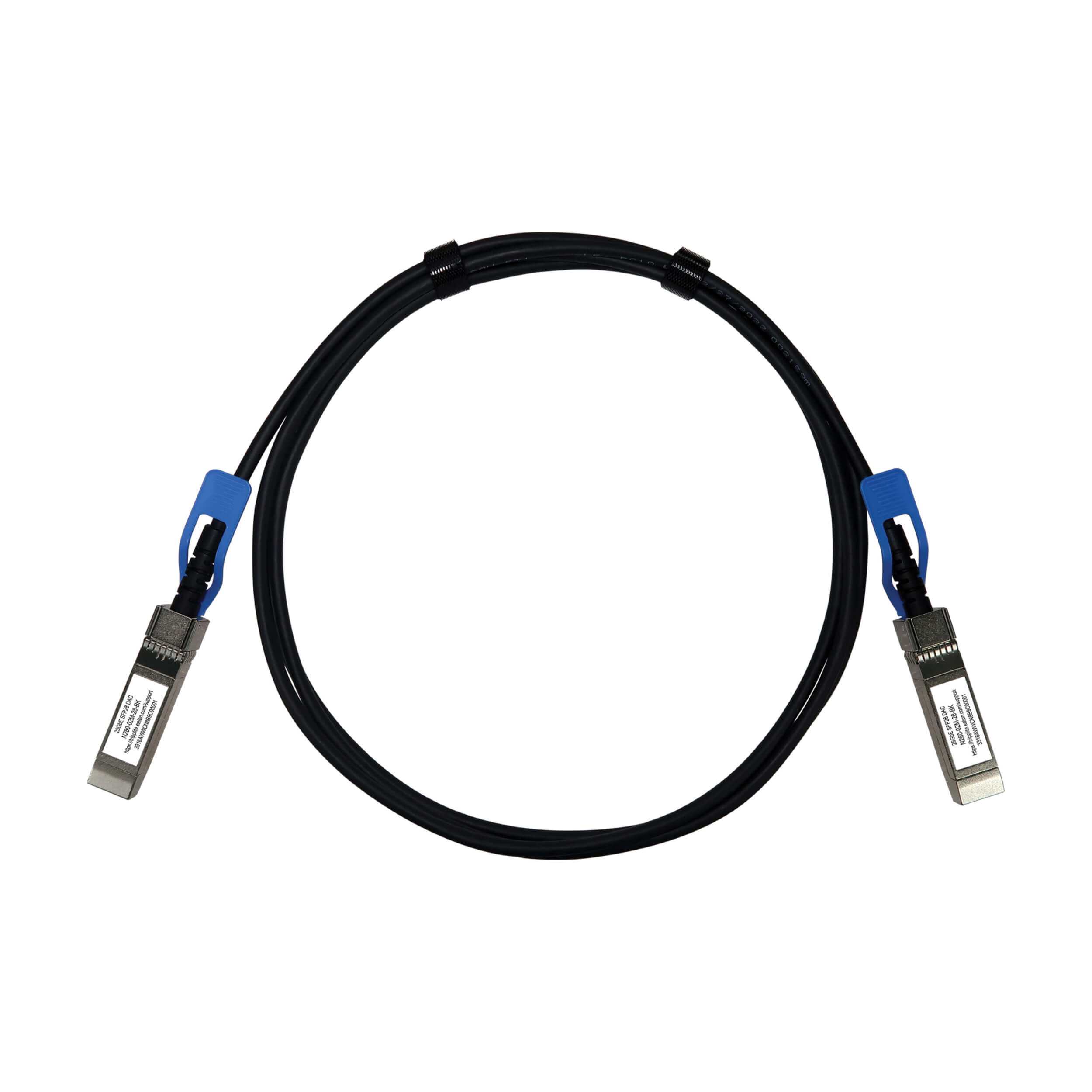 SFP28 25Gbase-CR1 Passive Twinax Copper Cable, DAC, Black, 2M | Eaton