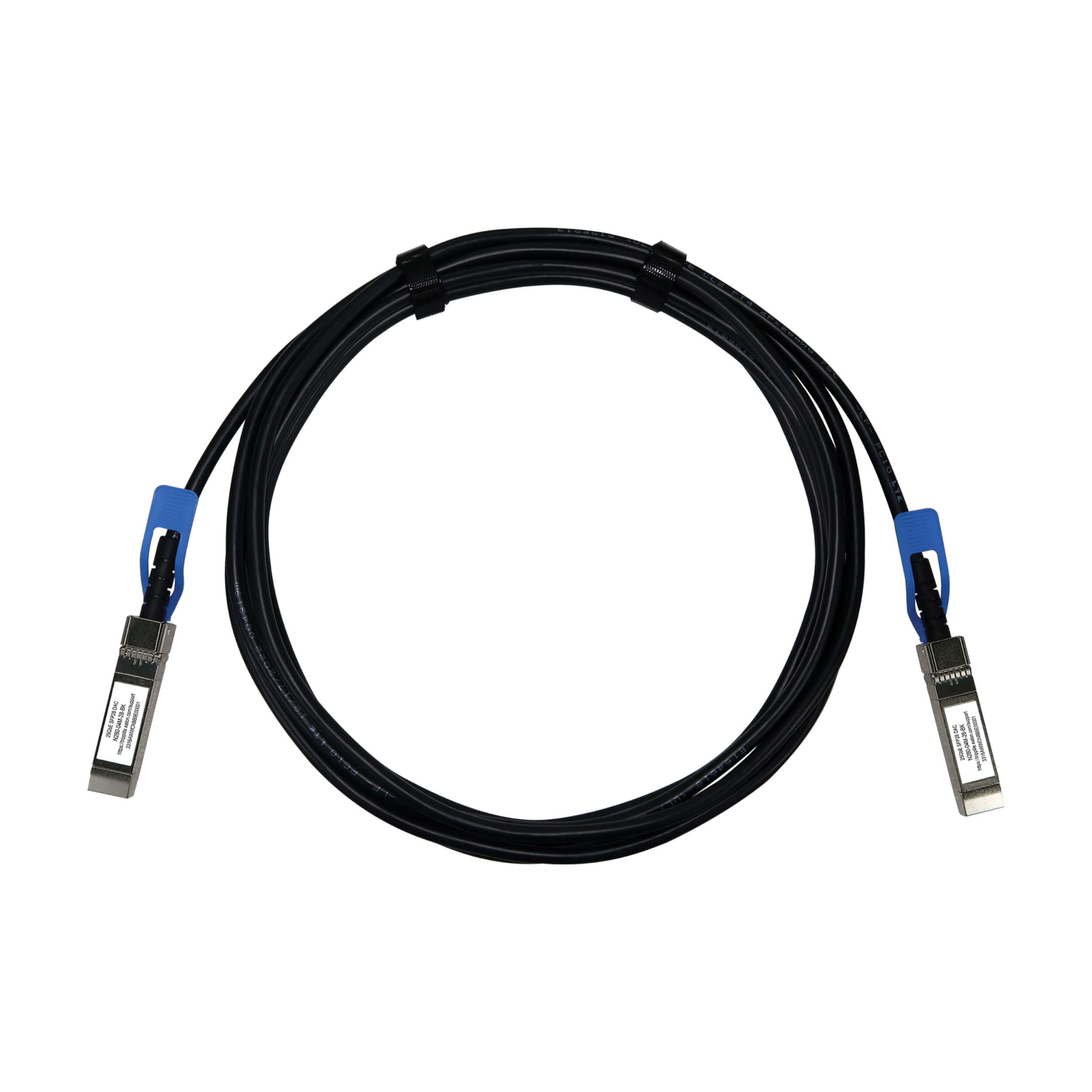 SFP28 25Gbase-CR1 Passive Twinax Copper Cable, DAC, Black, 4M | Eaton
