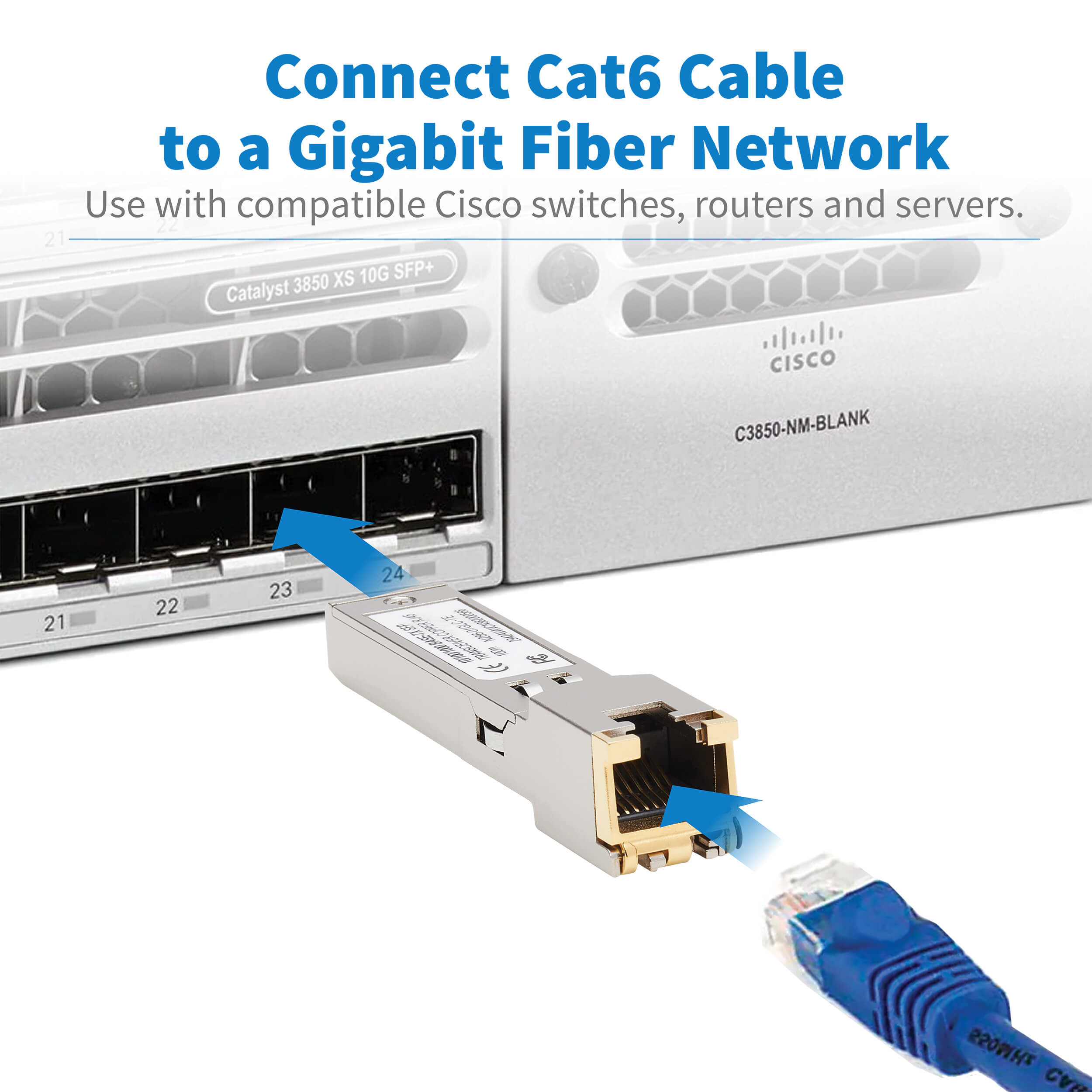 Gigabit RJ45 Copper SFP Transceiver Module | Eaton