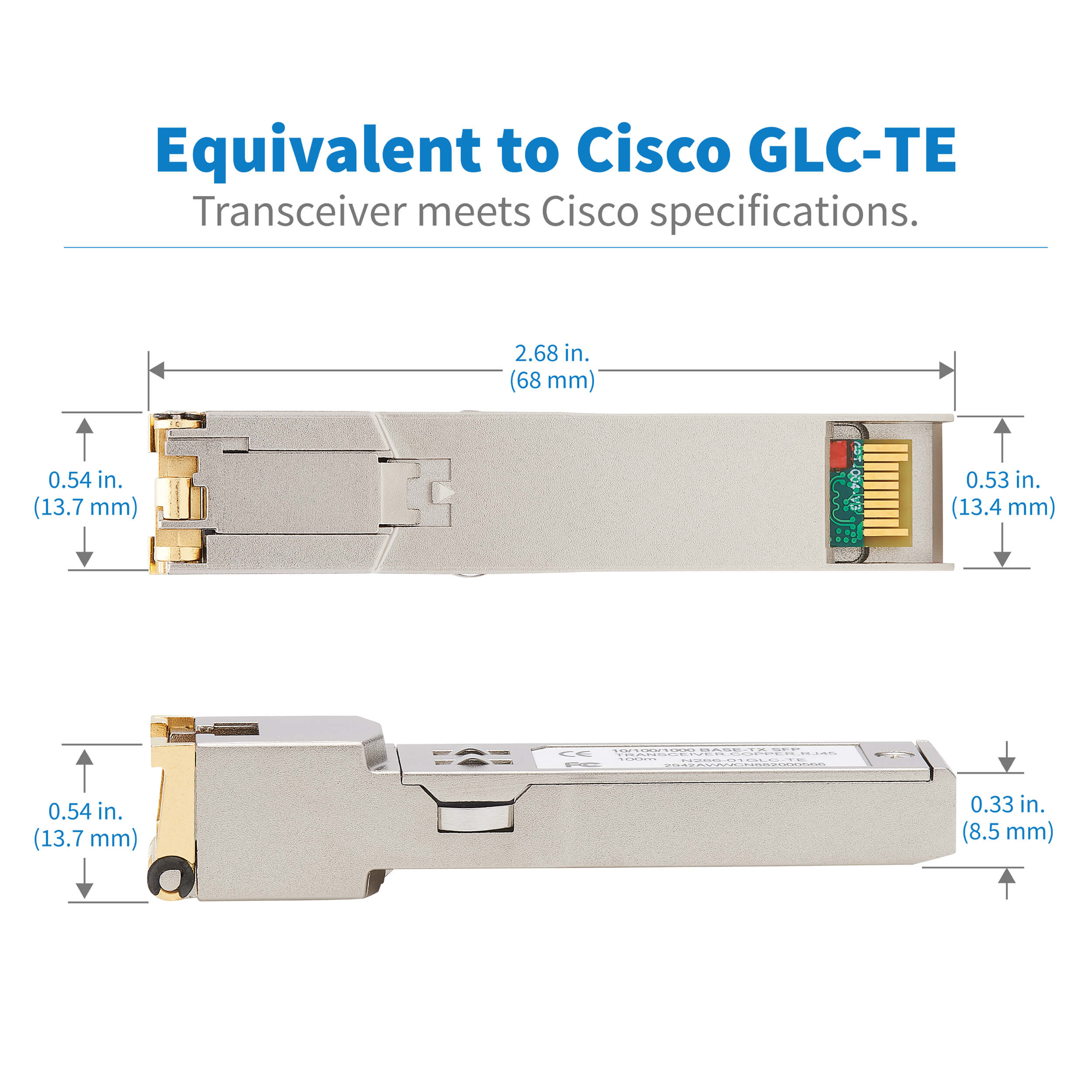 Gigabit RJ45 Copper SFP Transceiver Module | Eaton