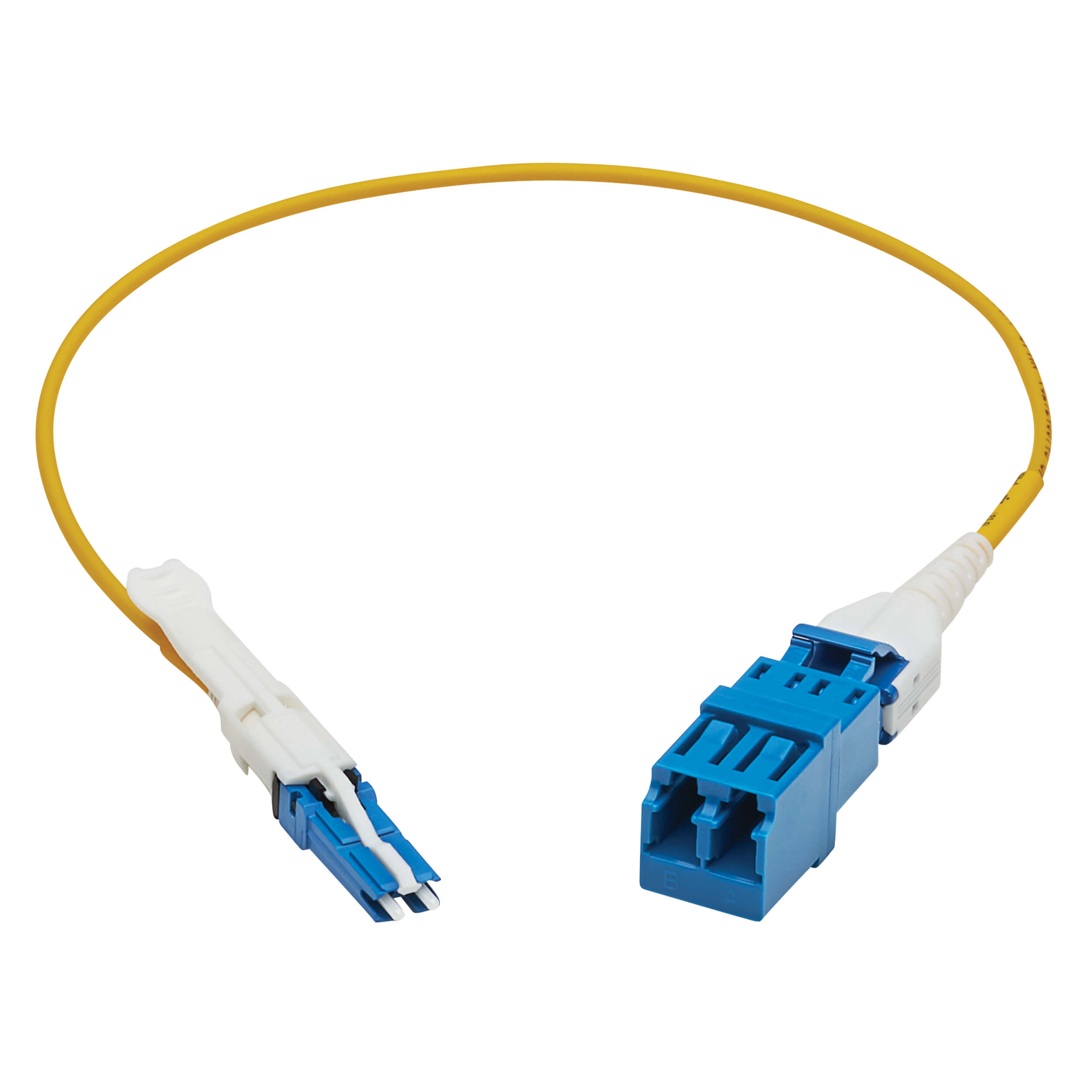 Duplex Singlemode 9/125 Fiber Patch Cable (CS/LC), M/F, 1 ft. | Eaton