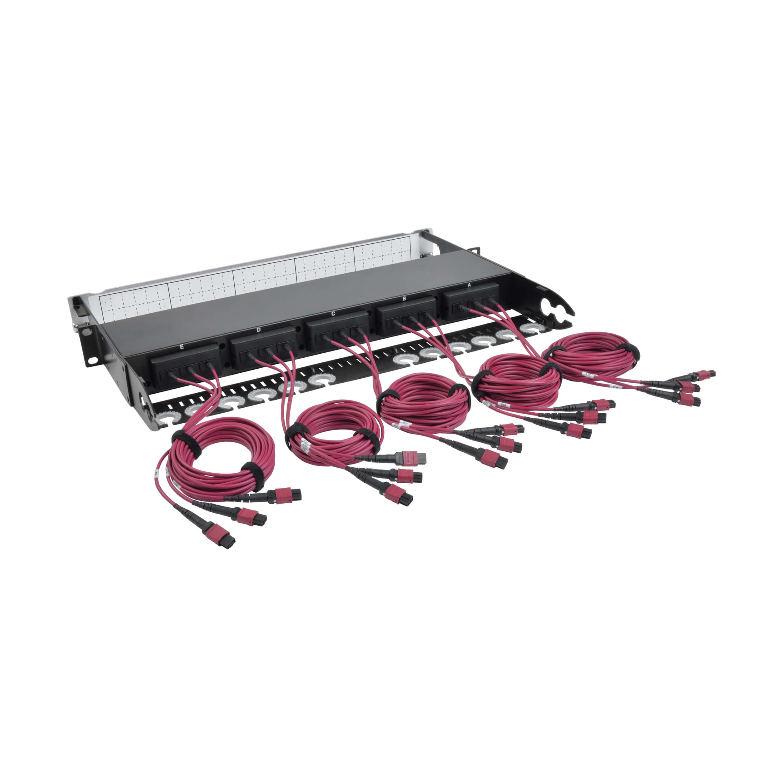 Fiber Breakout Patch Panel, LC Duplex OM4, Multimode, 1U | Eaton