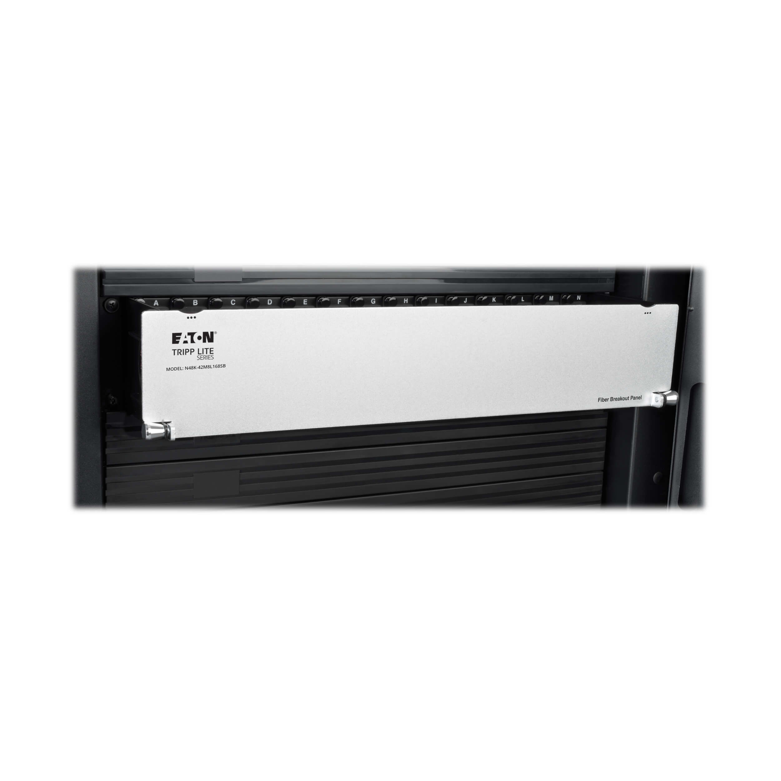 Fiber Breakout Patch Panel,LC Duplex, Singlemode, 2U | Eaton