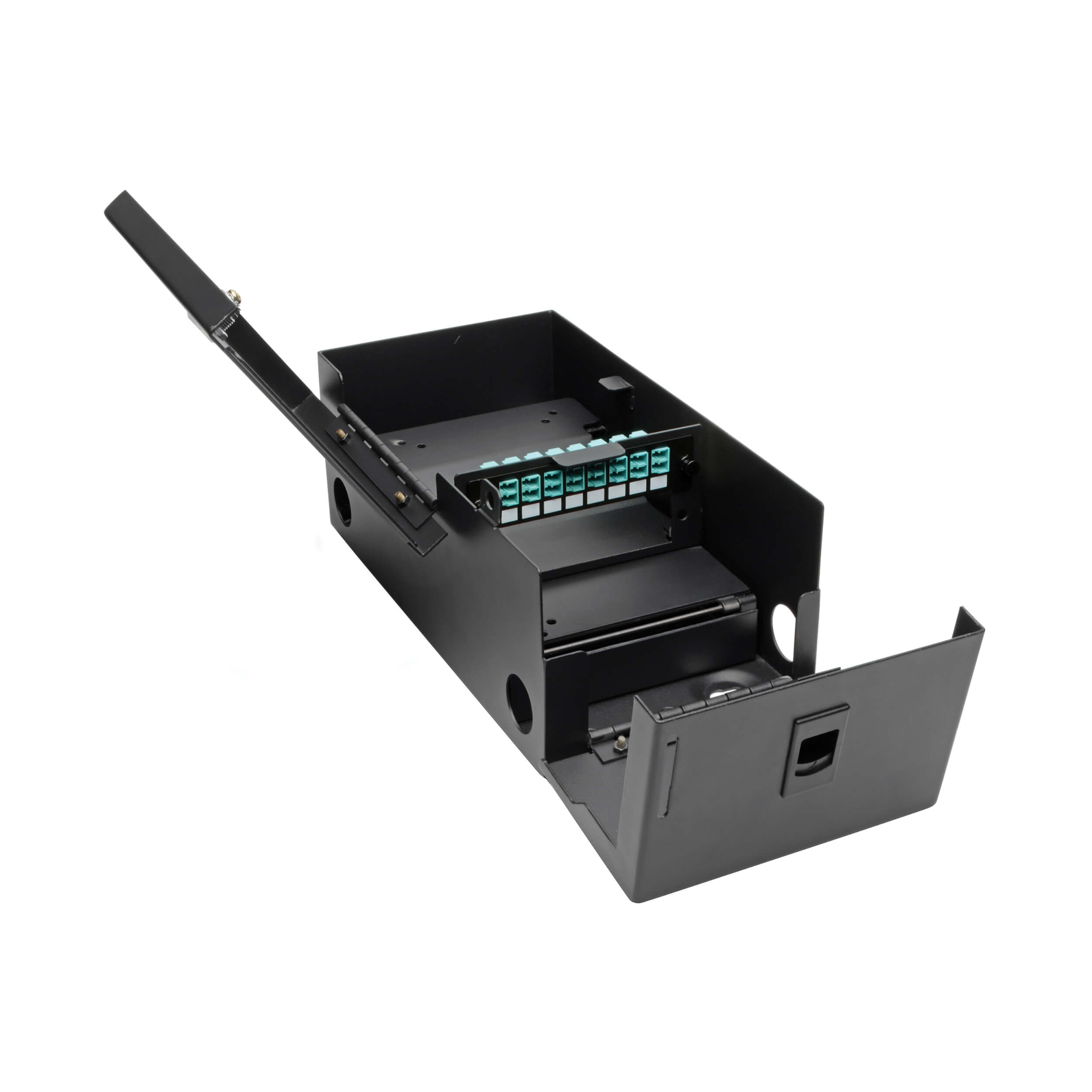 High-Density Fiber Adapter Panel, 8 LC Duplex Connectors | Eaton