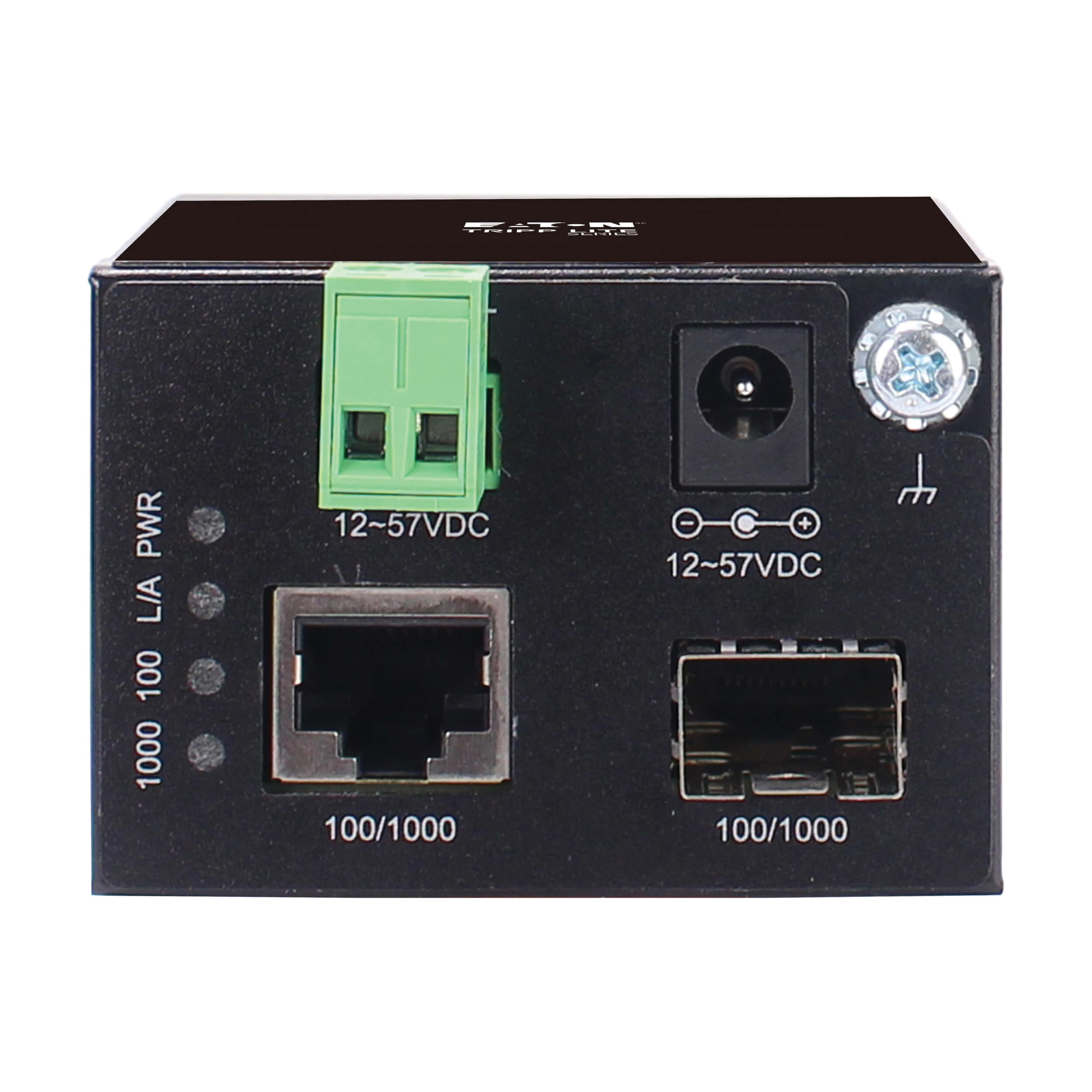 Industrial Gigabit Copper to Fiber Converter, RJ45/SFP, 40-75C ...