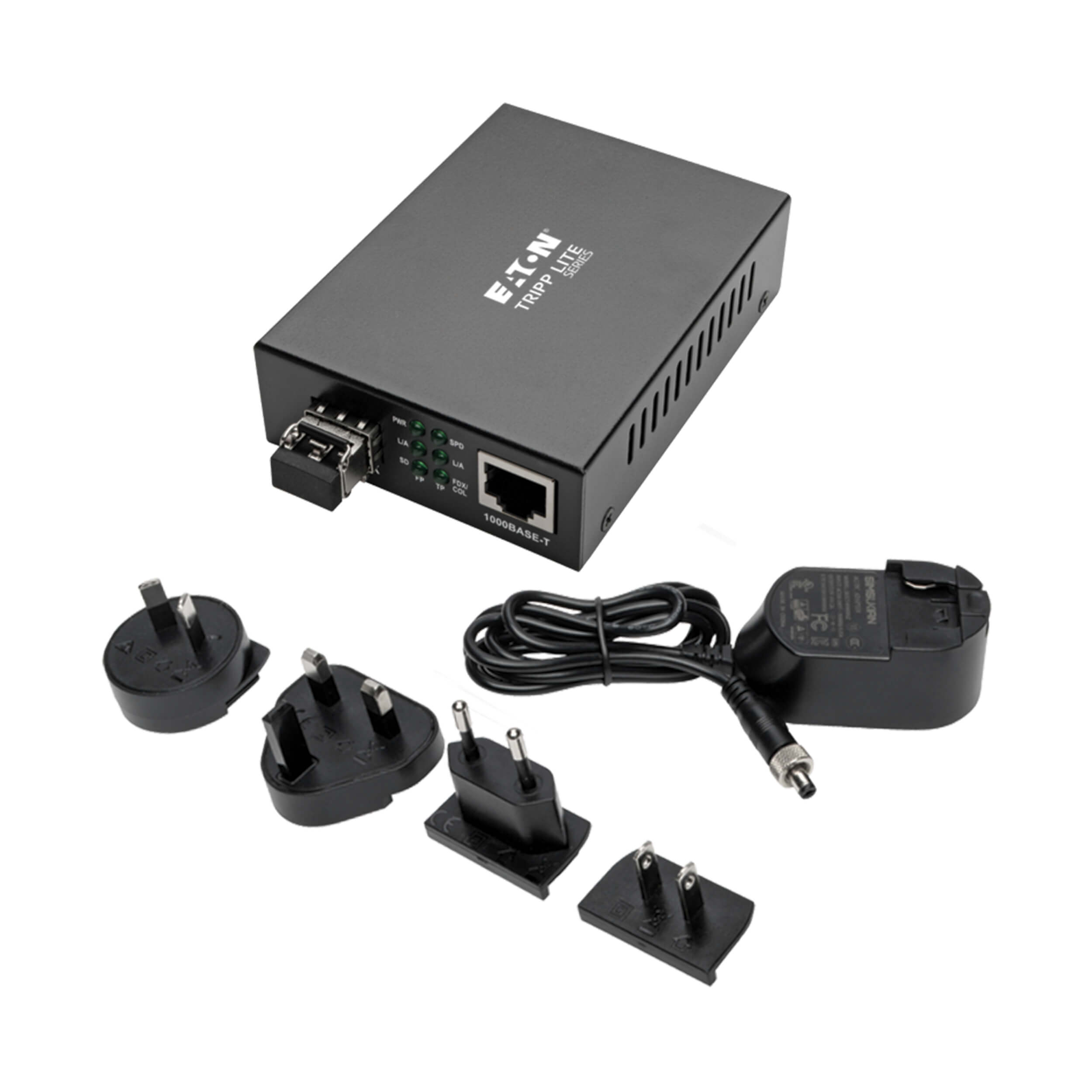 Multimode Fiber to Ethernet Media Converter, LC, 550M | Eaton