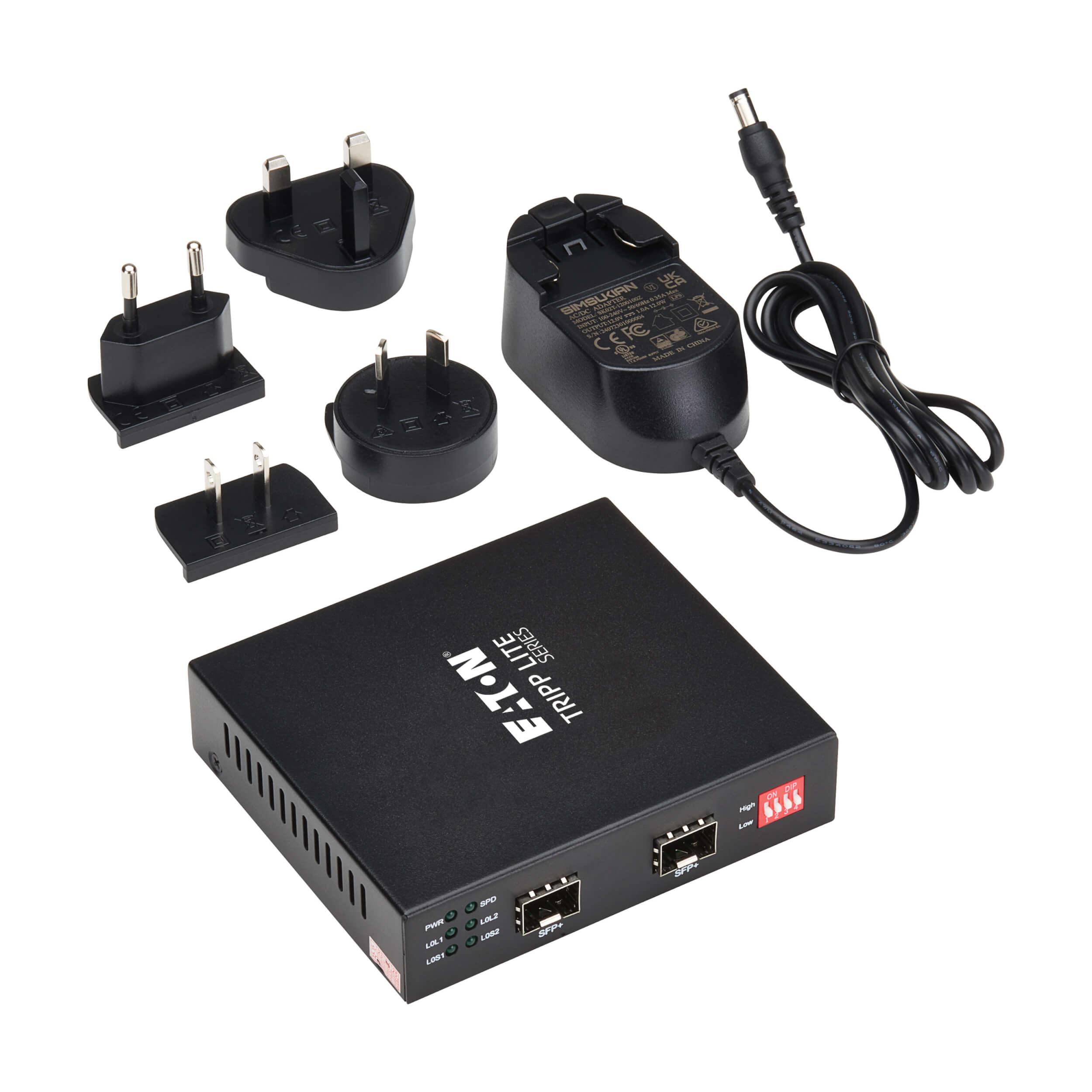 10Gb SFP+ Mode Converter, 1310 nm, 1550 nm Compatible, 80km | Eaton