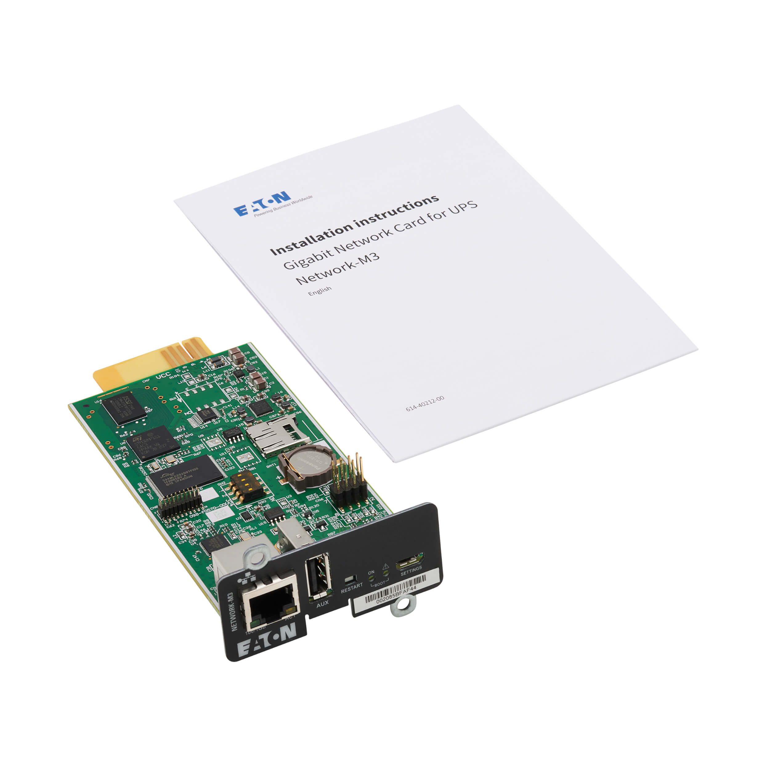 Eaton Secure Gigabit Network Card for UPS, PDU | Eaton