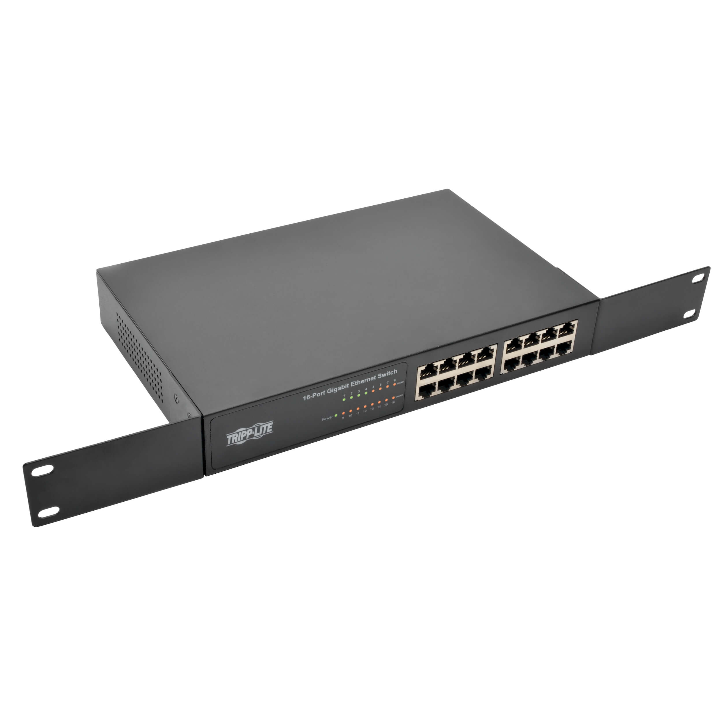 16-Port 10/100/1000 Mbps 1U/Desktop Gigabit Ethernet Unmanaged Switch ...