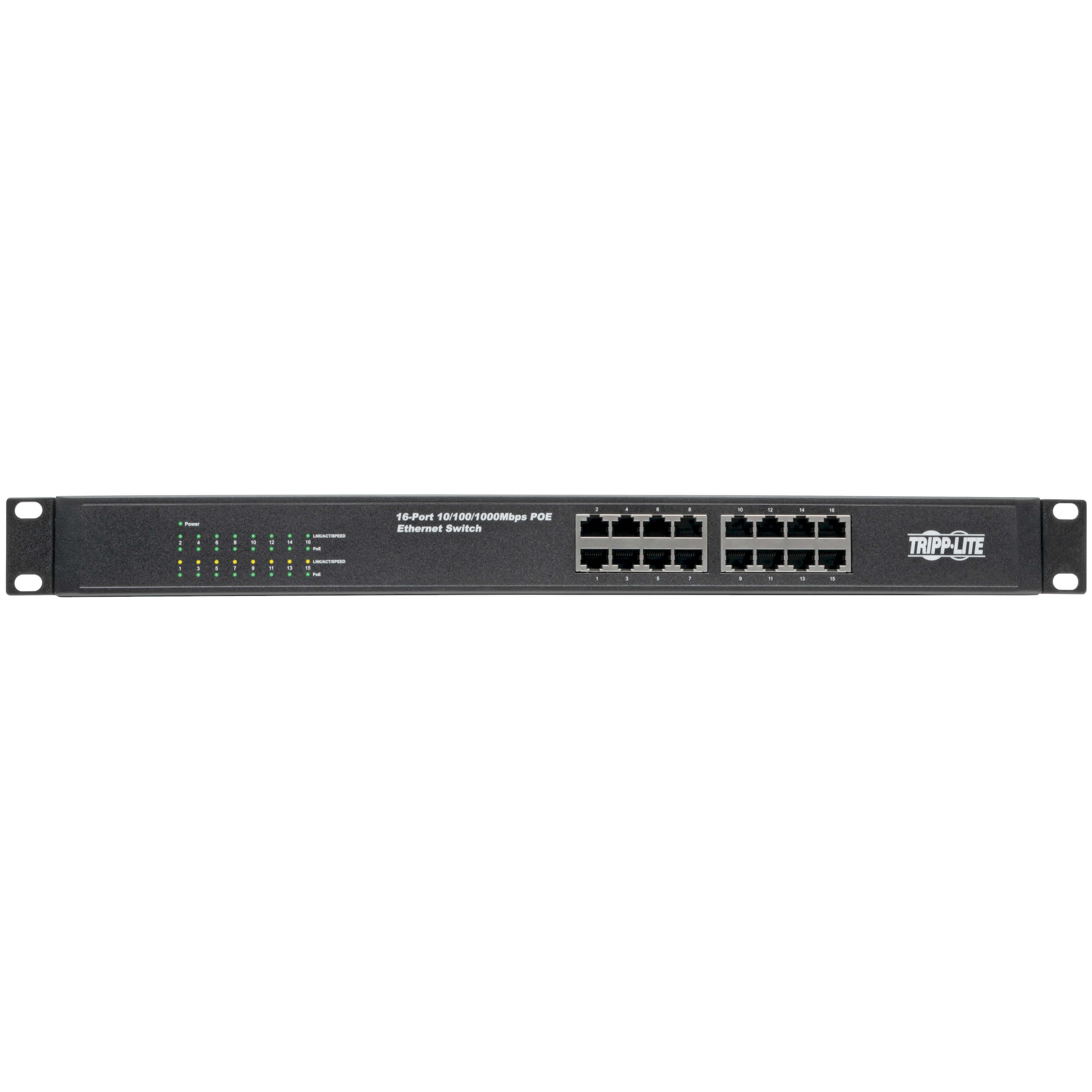 Gigabit Ethernet Unmanaged Switch, 16 Port, Rack-Mount, Desktop | Eaton