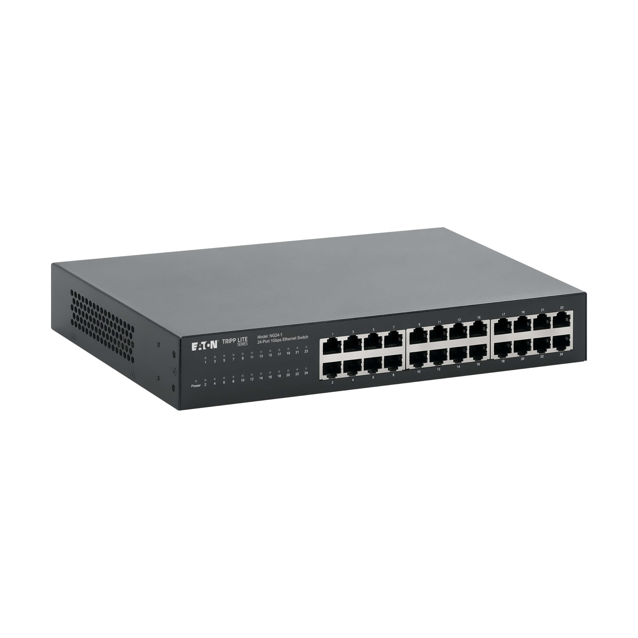 24-Port Unmanaged Switch, Gigabit Ethernet, Metal, Desktop | Eaton