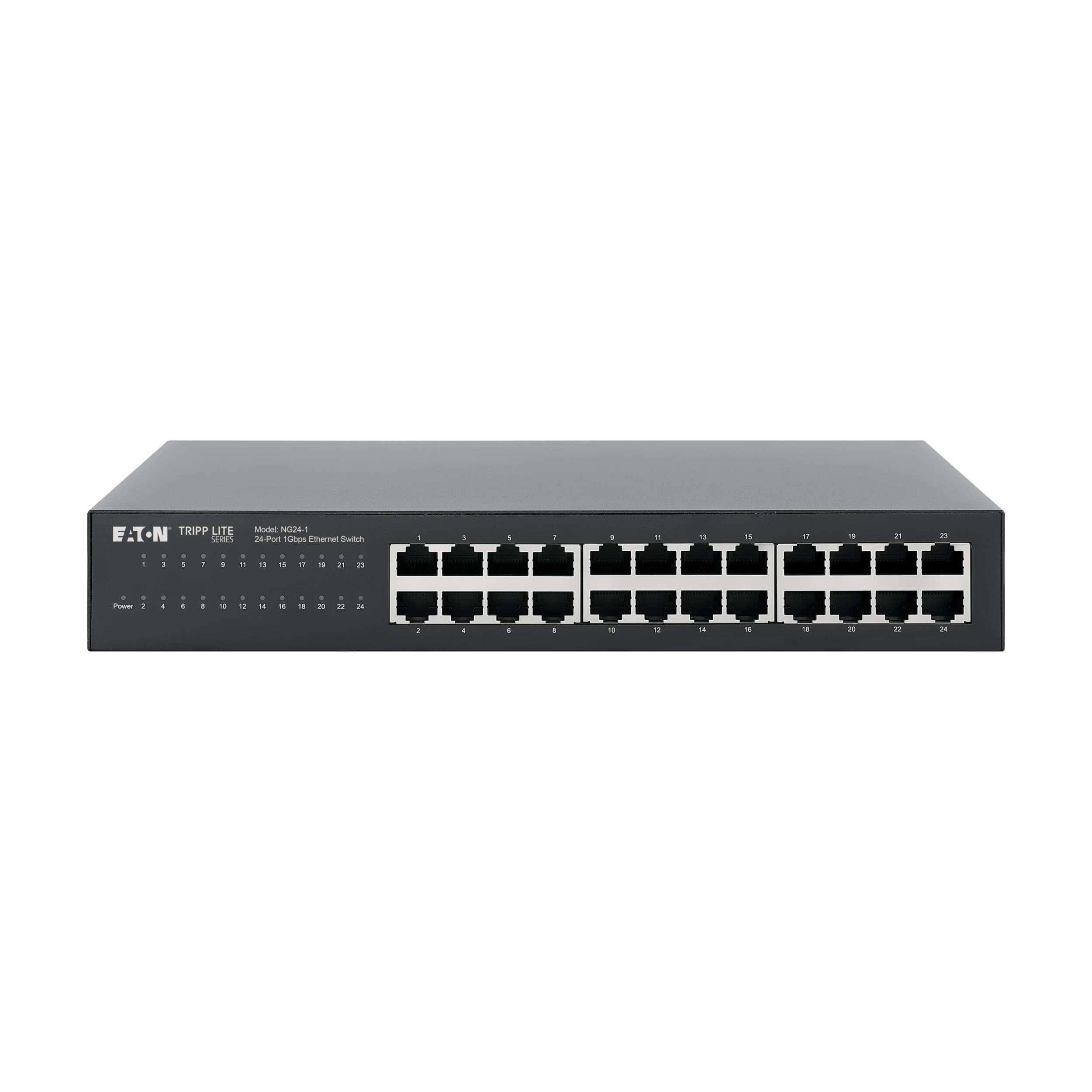 24-Port Unmanaged Switch, Gigabit Ethernet, Metal, Desktop | Eaton