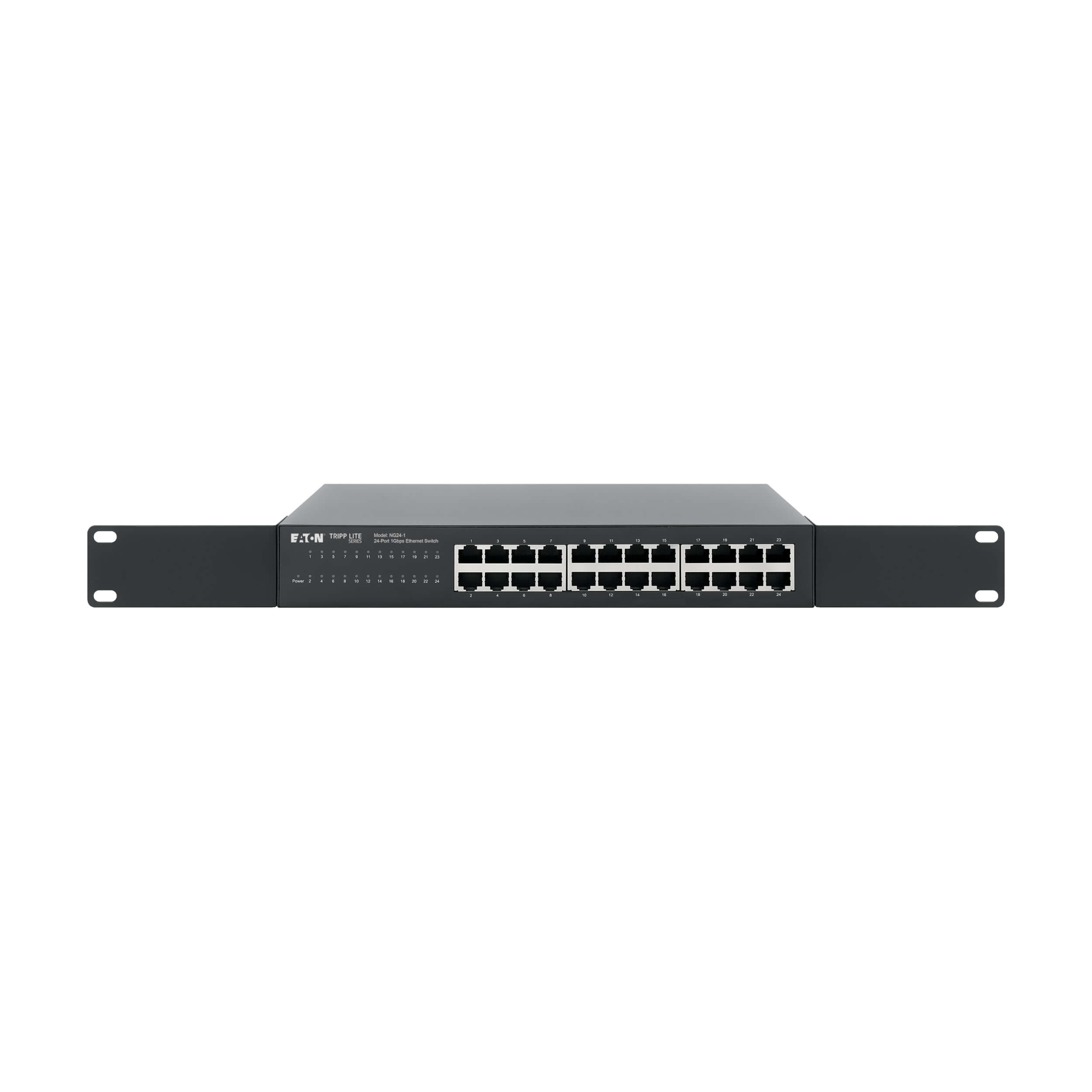 24-Port Unmanaged Switch, Gigabit Ethernet, Metal, Desktop | Eaton