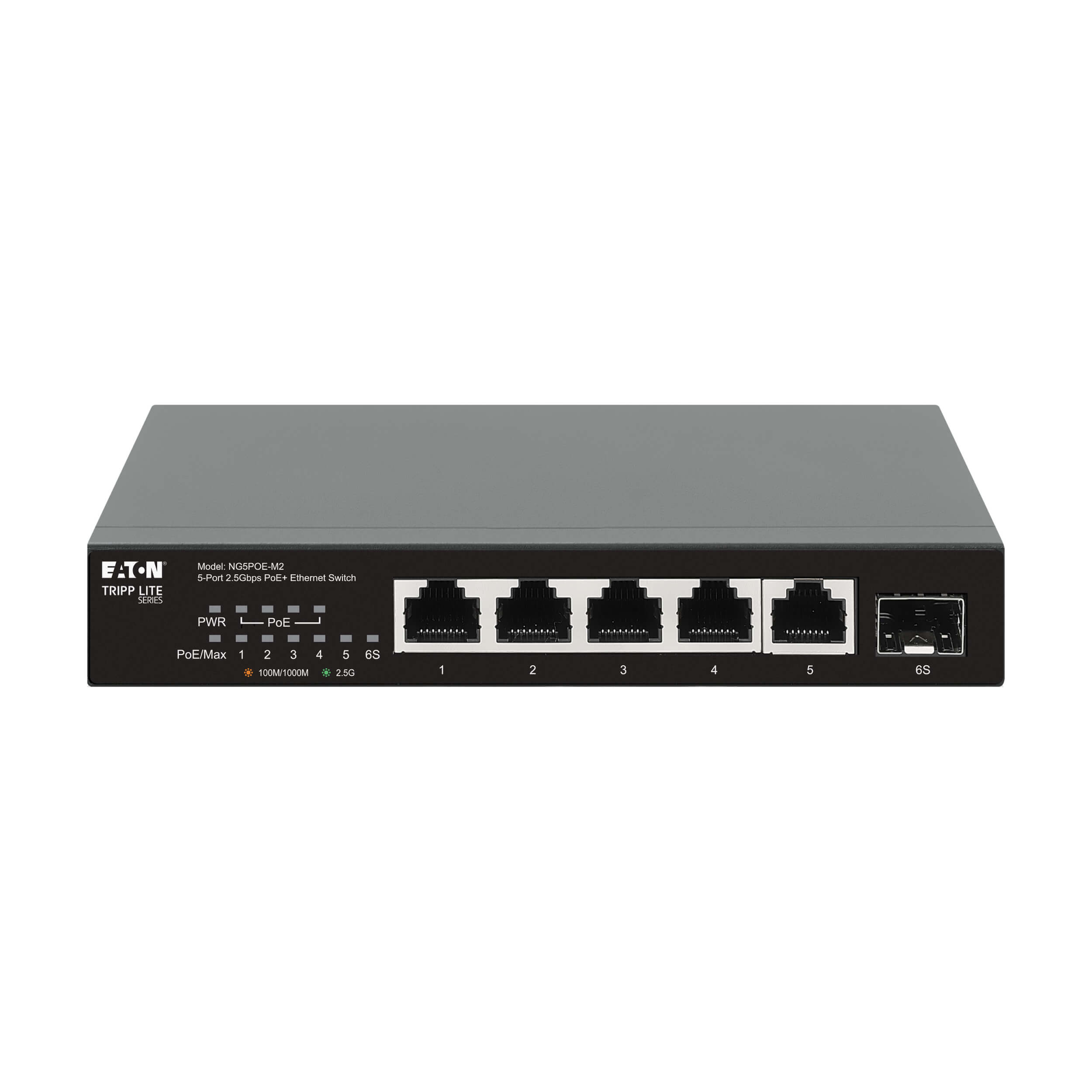 5-Port Unmanaged Desktop Ethernet Switch, PoE+, 70W, Metal Housing | Eaton