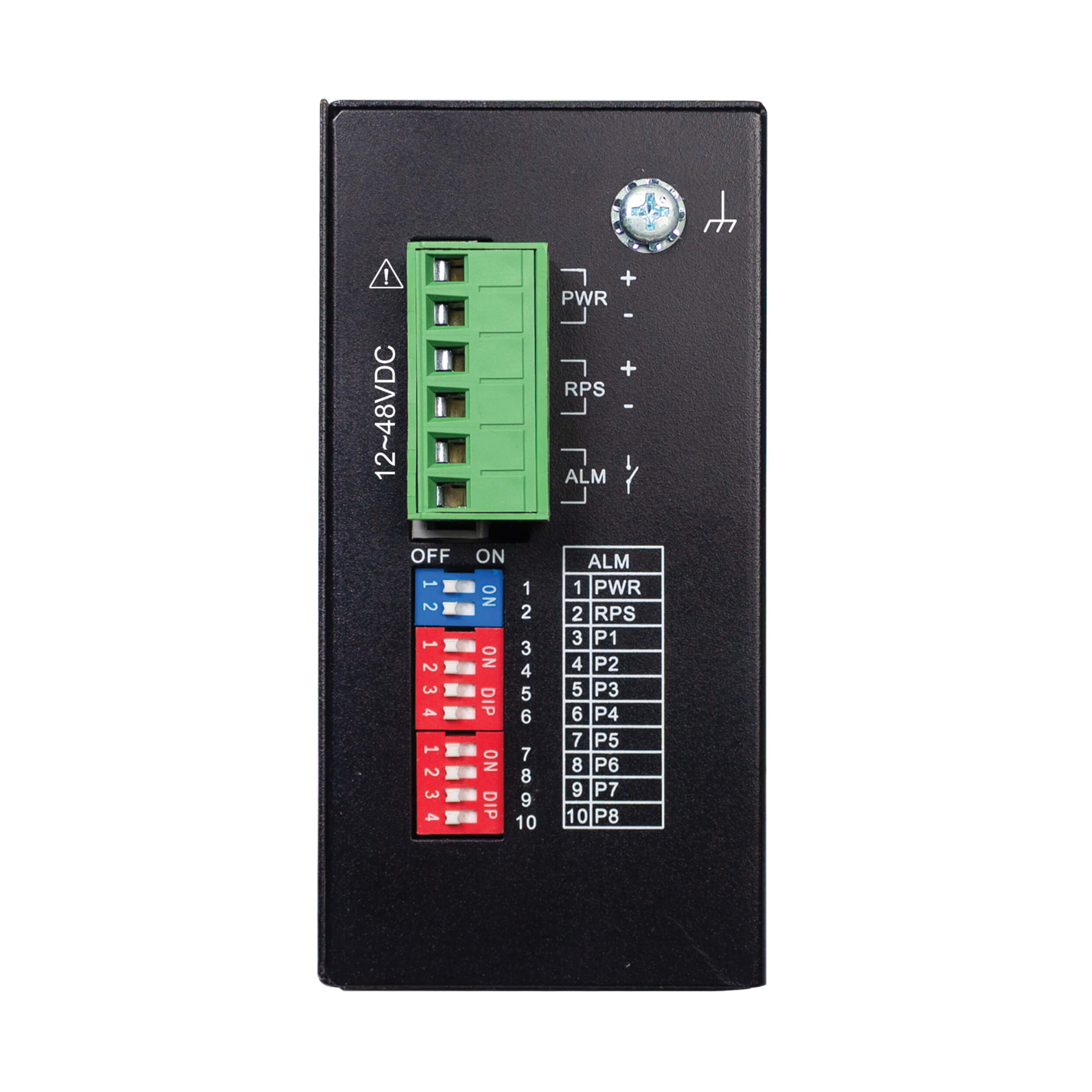 8-Port Industrial Switch, Unmanaged, EIP QoS, DIN Mount | Eaton