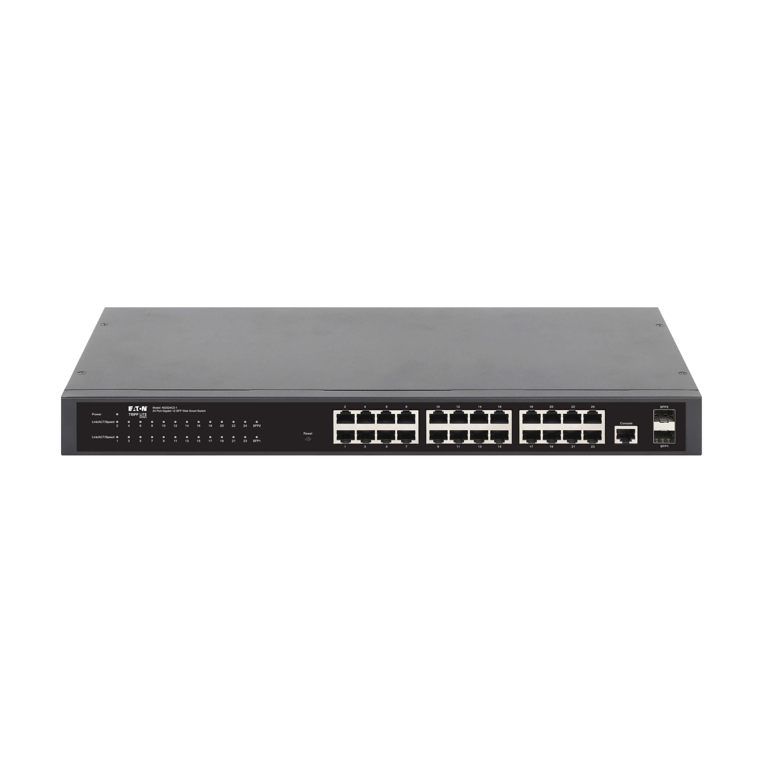 24-Port Managed Gigabit Ethernet Switch, Layer 2, Rack, Desktop | Eaton