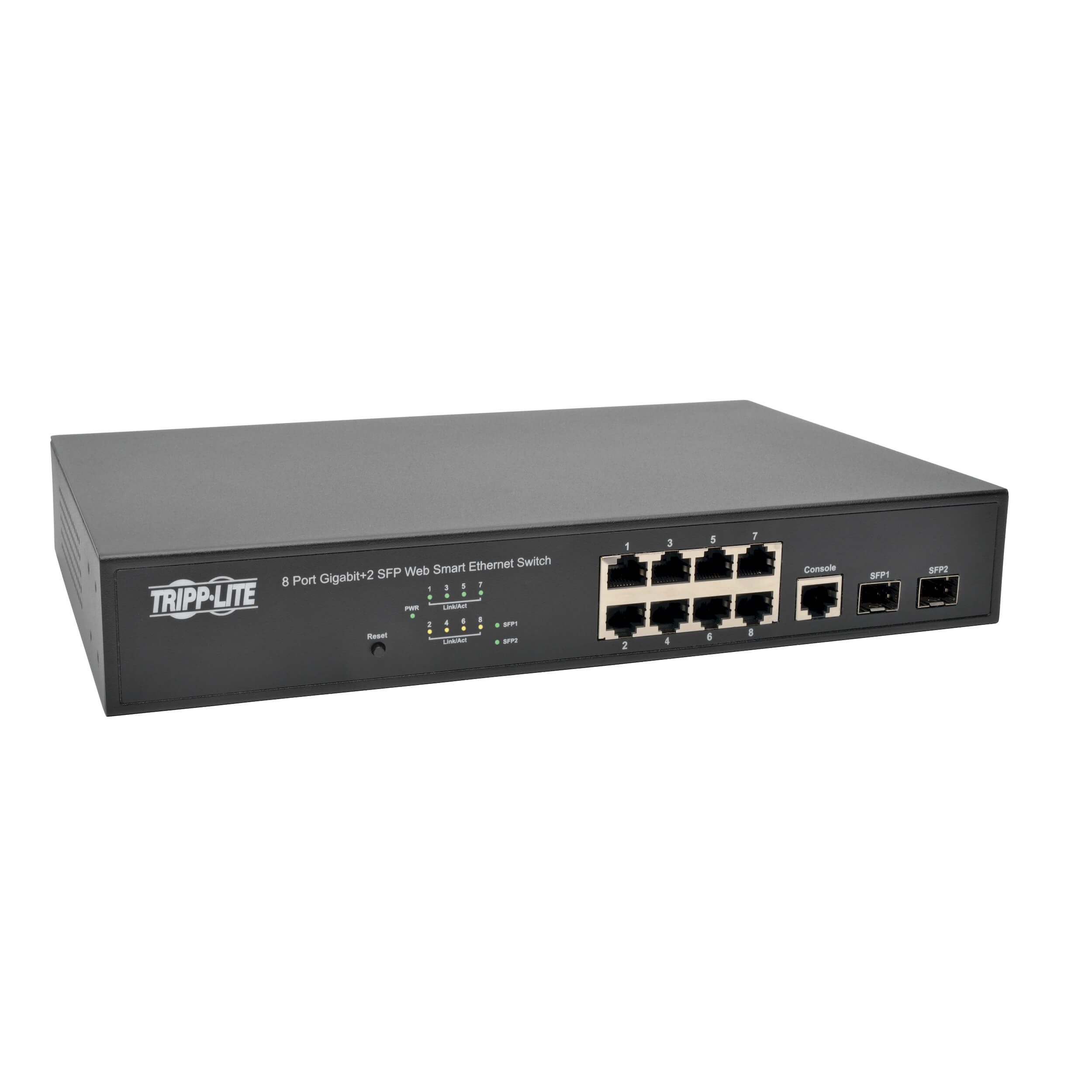 8 10/100/1000Mbps Port Gigabit L2 Web-Smart Managed Switch | Eaton