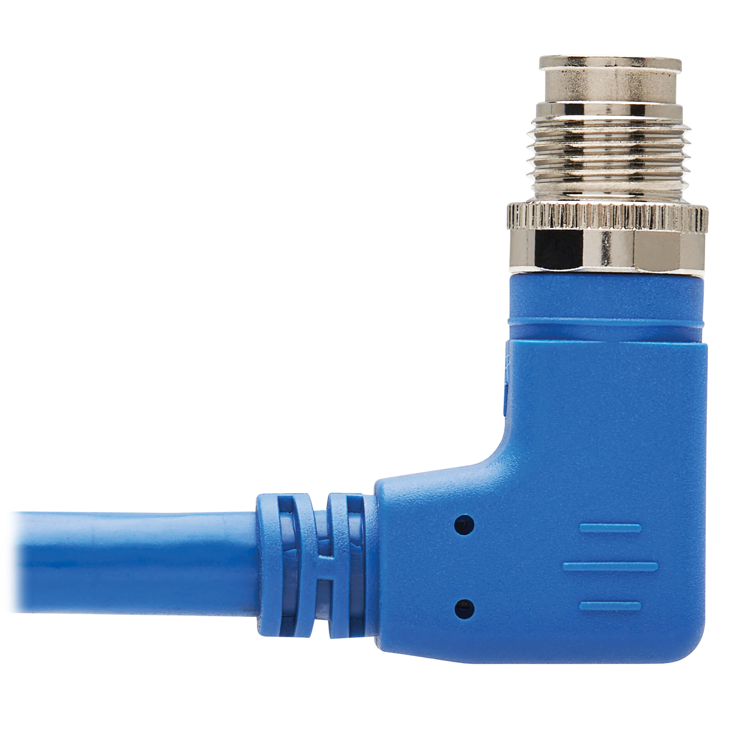 M12 X Code Cat6a Cable, Rt-Angled, IP68, 10G, 3M, 9.8 ft | Eaton