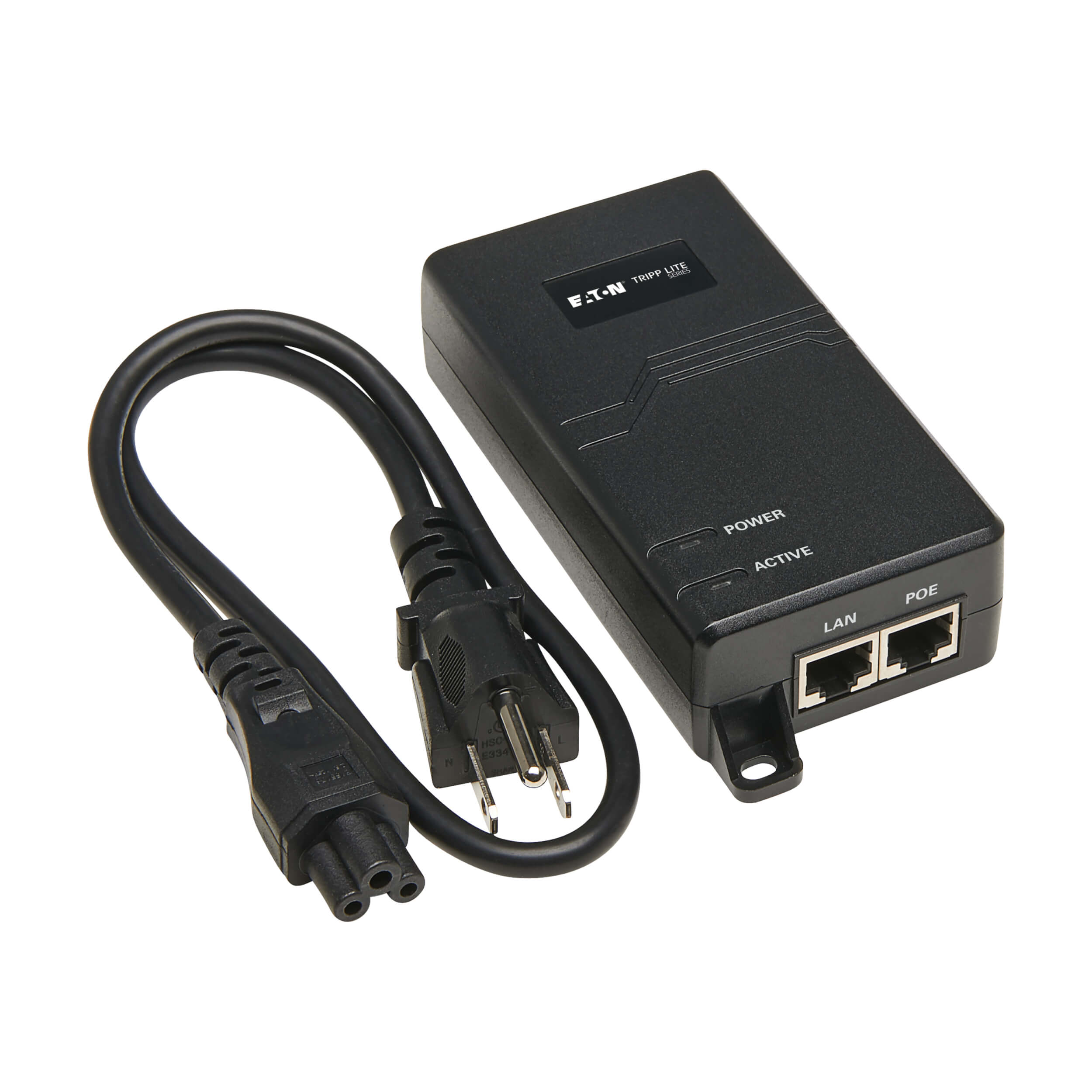 Gigabit POE+ Injector, IEEE 802.3at, 30W, 1port | Eaton